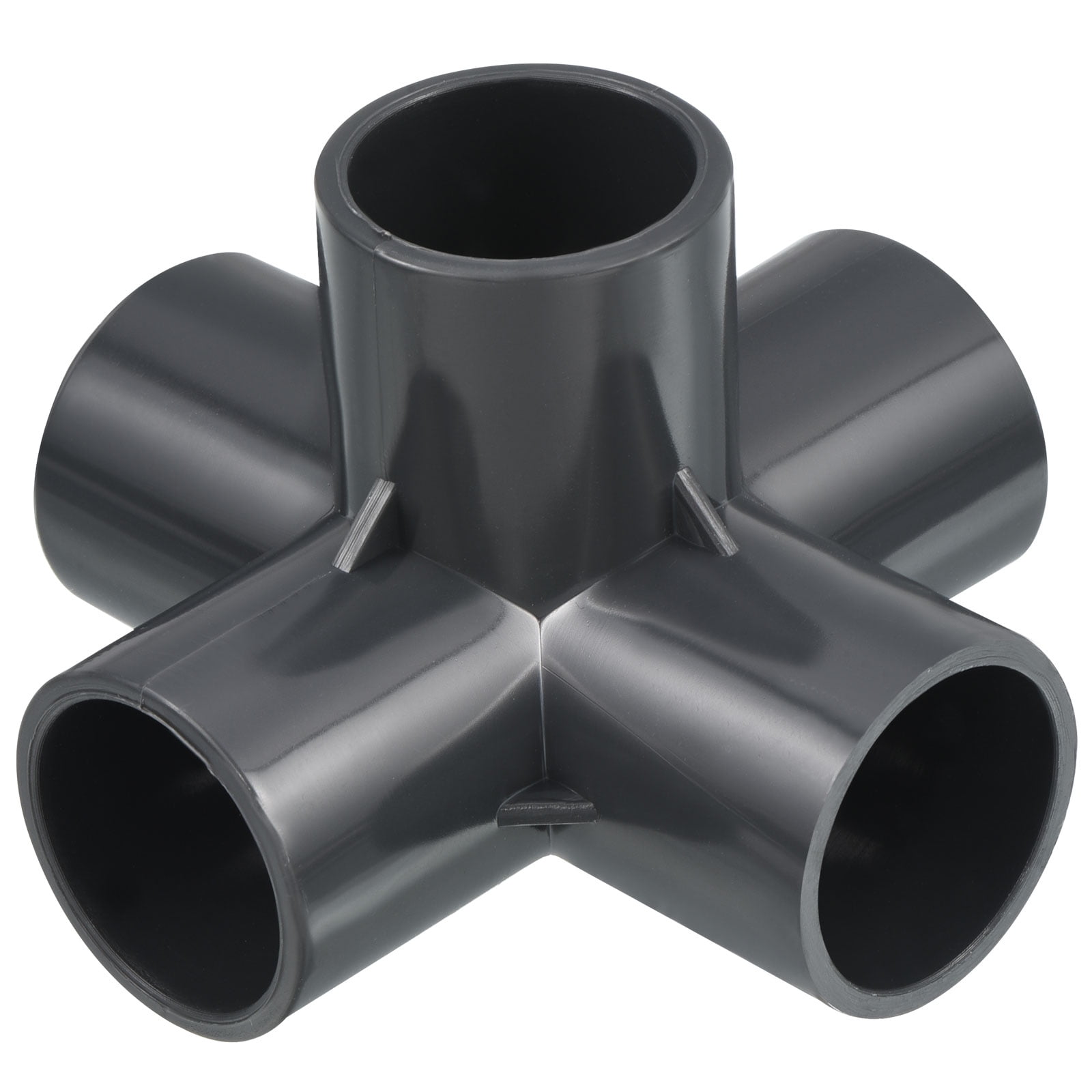 Uxcell 1/2 Inch Pipe Fittings 5 Way Elbow Side Outlet Furniture Grade ...