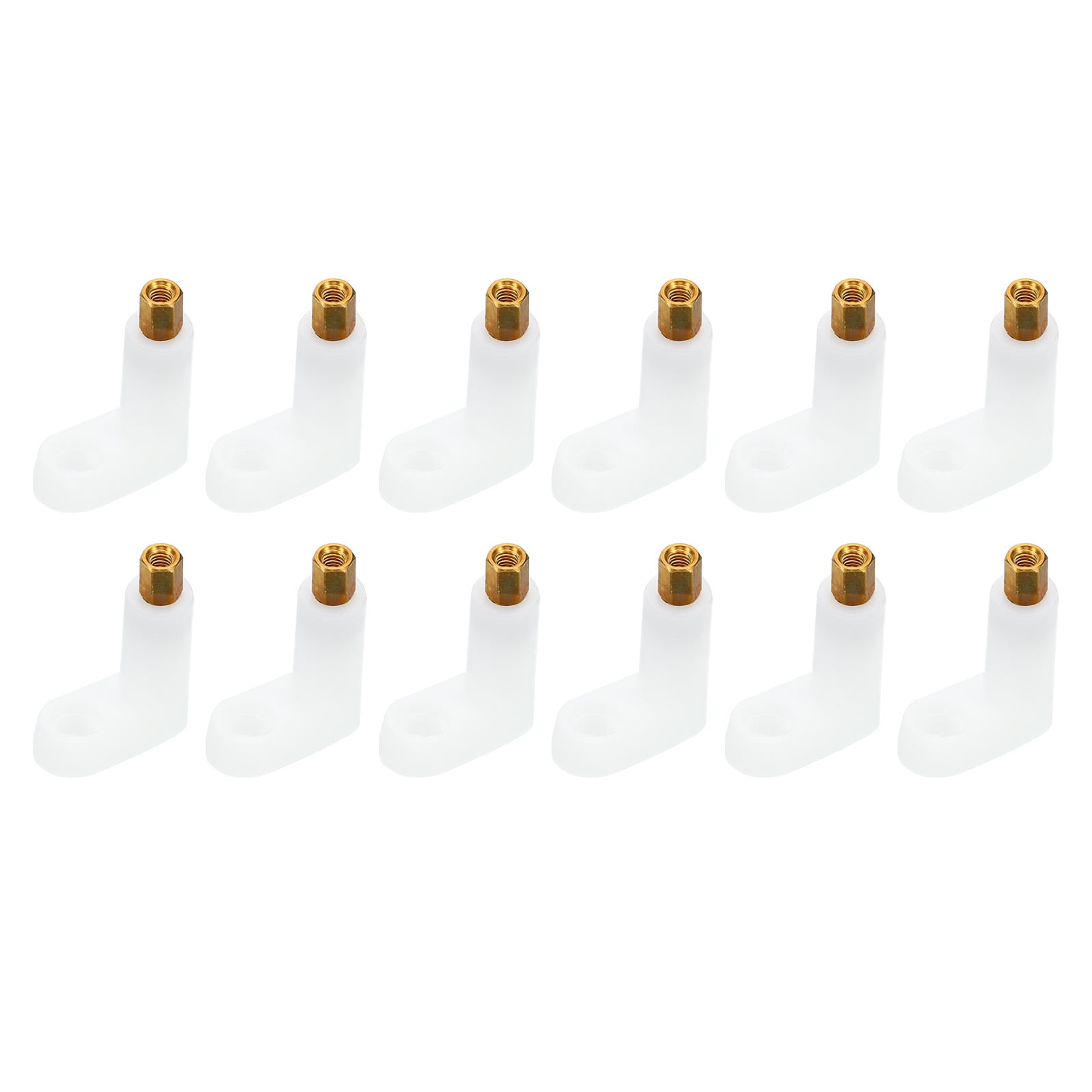 Uxcell 25mm L Type PCB Spacer Kit, 24Pack PCB Insulated Board ...