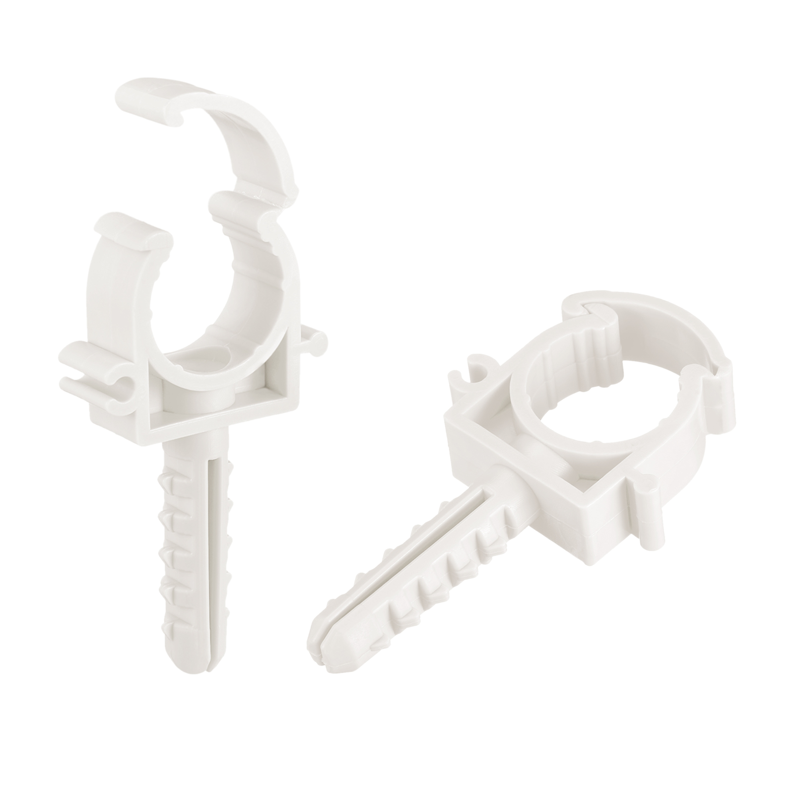 Uxcell 25mm PPR Pipe Clamp with Lock and Expanded Particles Screw 8Pack ...