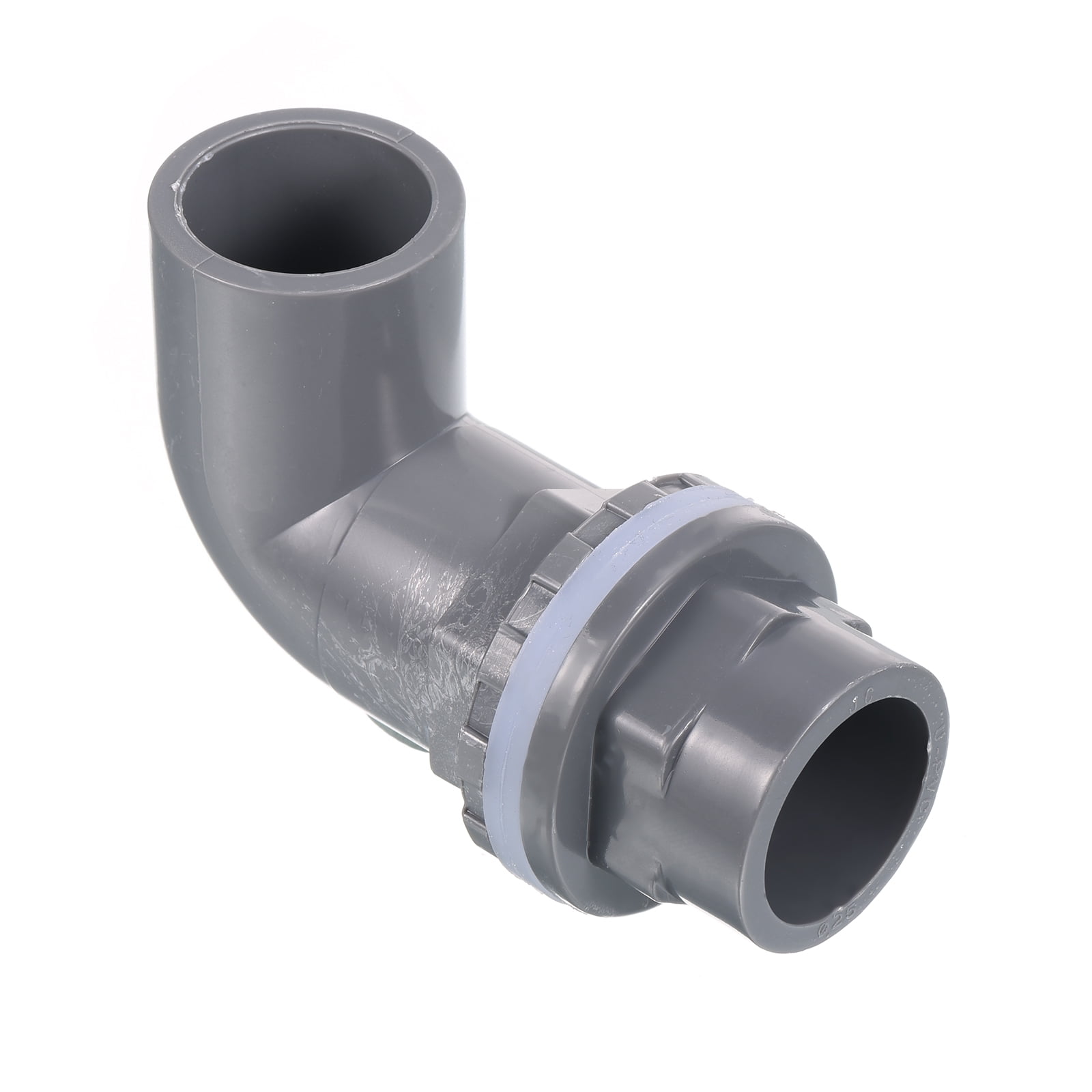 Uxcell 25mm PVC Elbow Water Tank Pipe Connector, Coupling Fitting ...