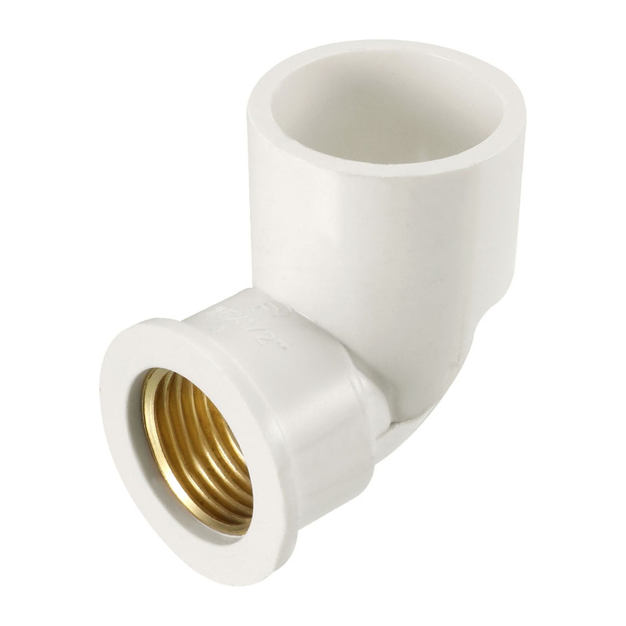Uxcell 25mm Slip x 1/2 PT Female Thread 90 Degree PVC Pipe Fitting ...