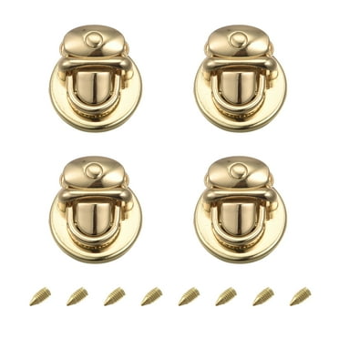 Uxcell 6 Pack Alloy Turn Lock Clasp Purse Closures Twist Lock Bag ...