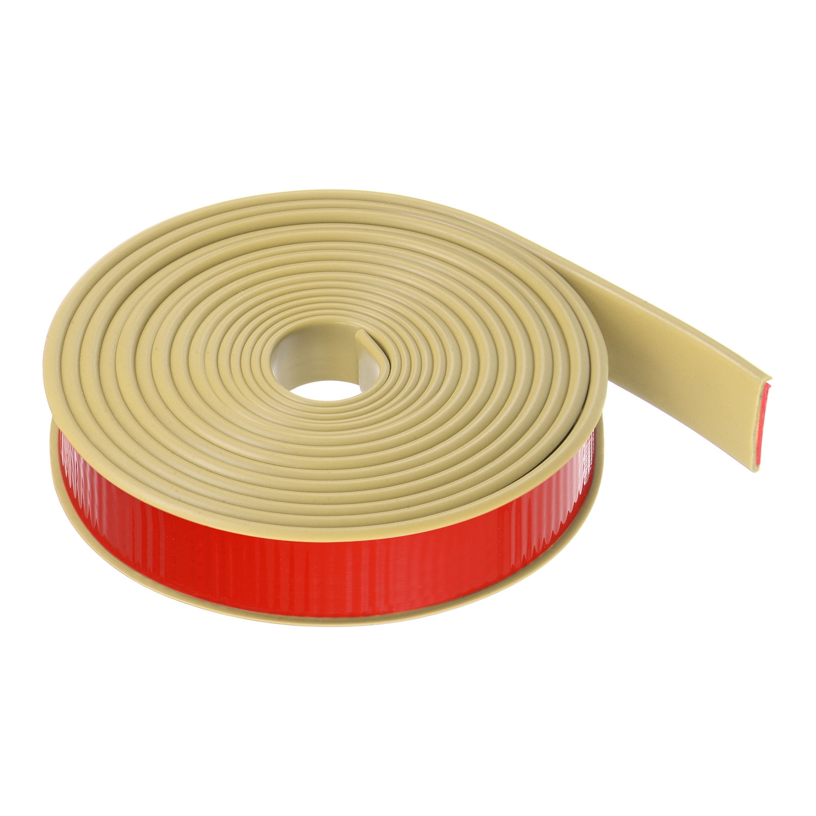 Uxcell 25mm x 5000mm Flexible TPE Self Adhesive U-Shape Veneer Edging ...