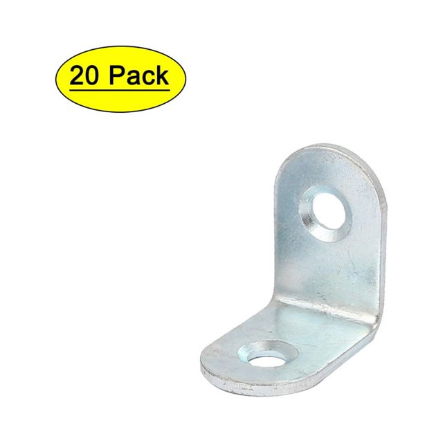 Uxcell 25mmx25mm Iron L Shaped 90 Degree Corner Brace Angle Bracket ...