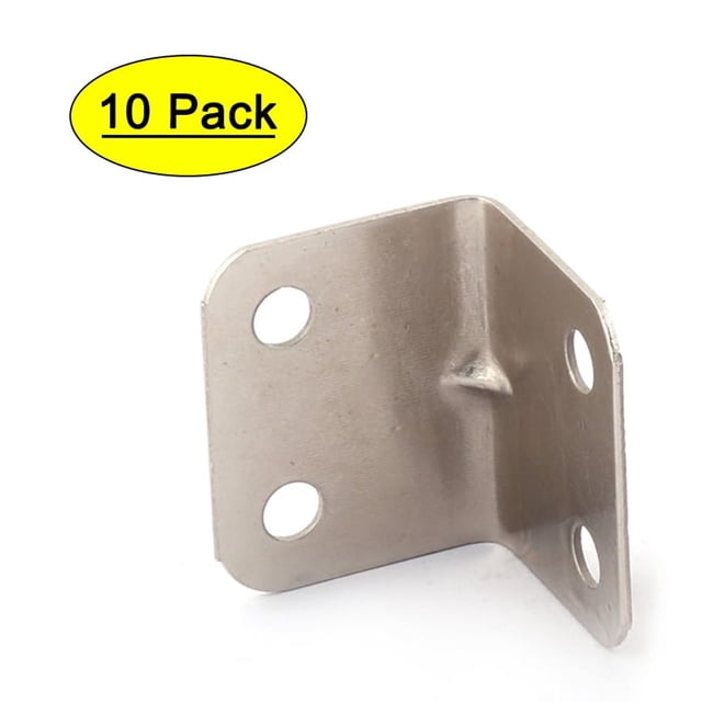 Uxcell 25mmx25mmx32mm L Shaped Metal Corner Brace Angle Bracket Support ...