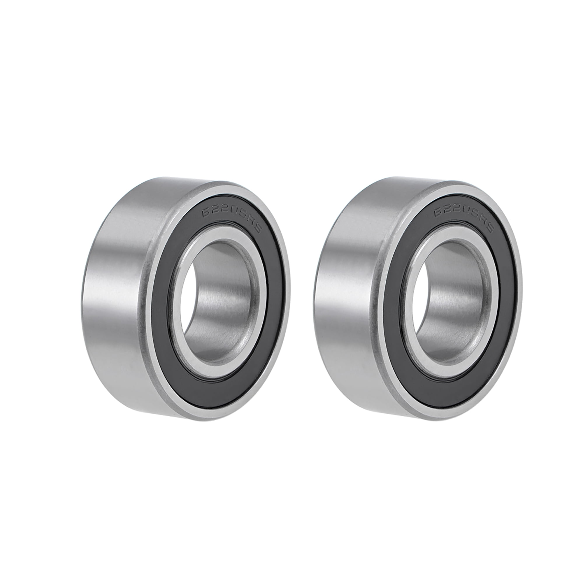Uxcell 25mmx52mmx18mm 62205-2RS Double Sealed Z2 ABEC1 Ball Bearings ...