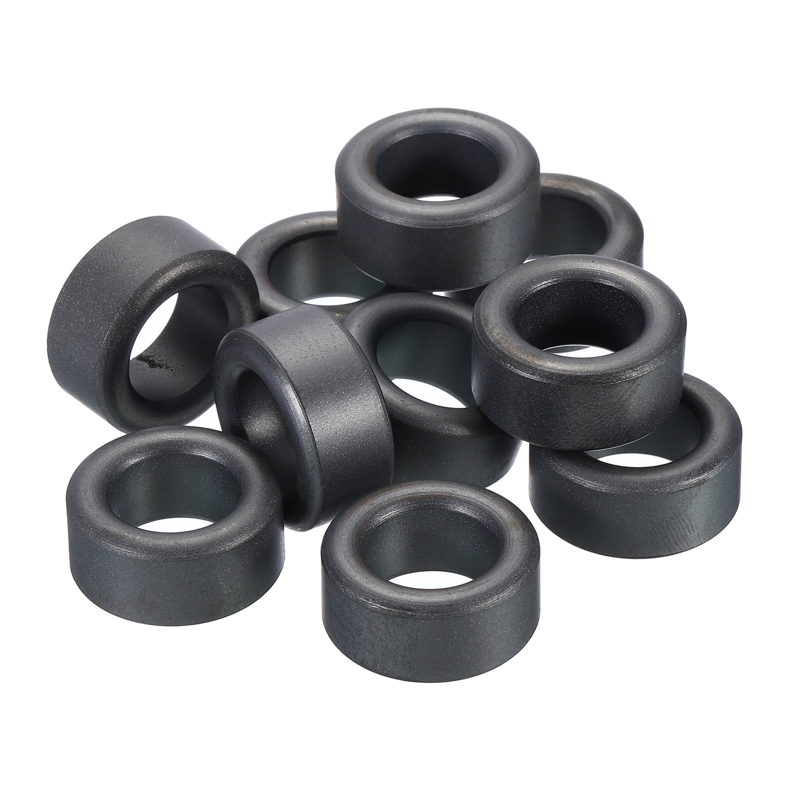 Uxcell 25x15x12mm Ferrite Toroid Core Inductor Coil Ring, Black 10 Pack ...