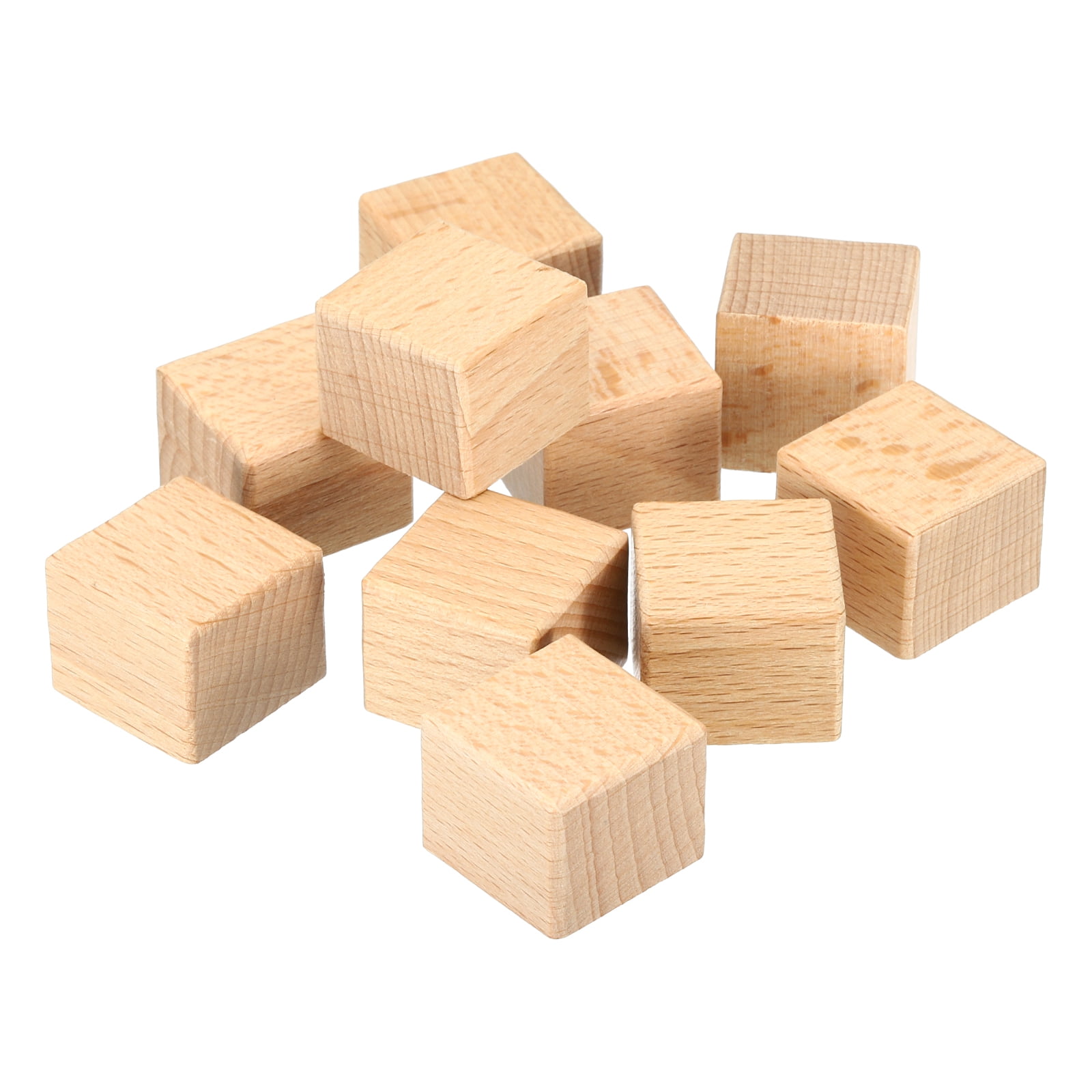 Uxcell 25x25mm Blank Wood Rubber Stamp Mounts, 20 Pack Wooden Rubber ...
