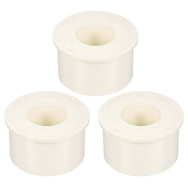 Uxcell 25x50mm PVC Reducer Bushing Pipe Fitting Coupling Tube Adapter ...