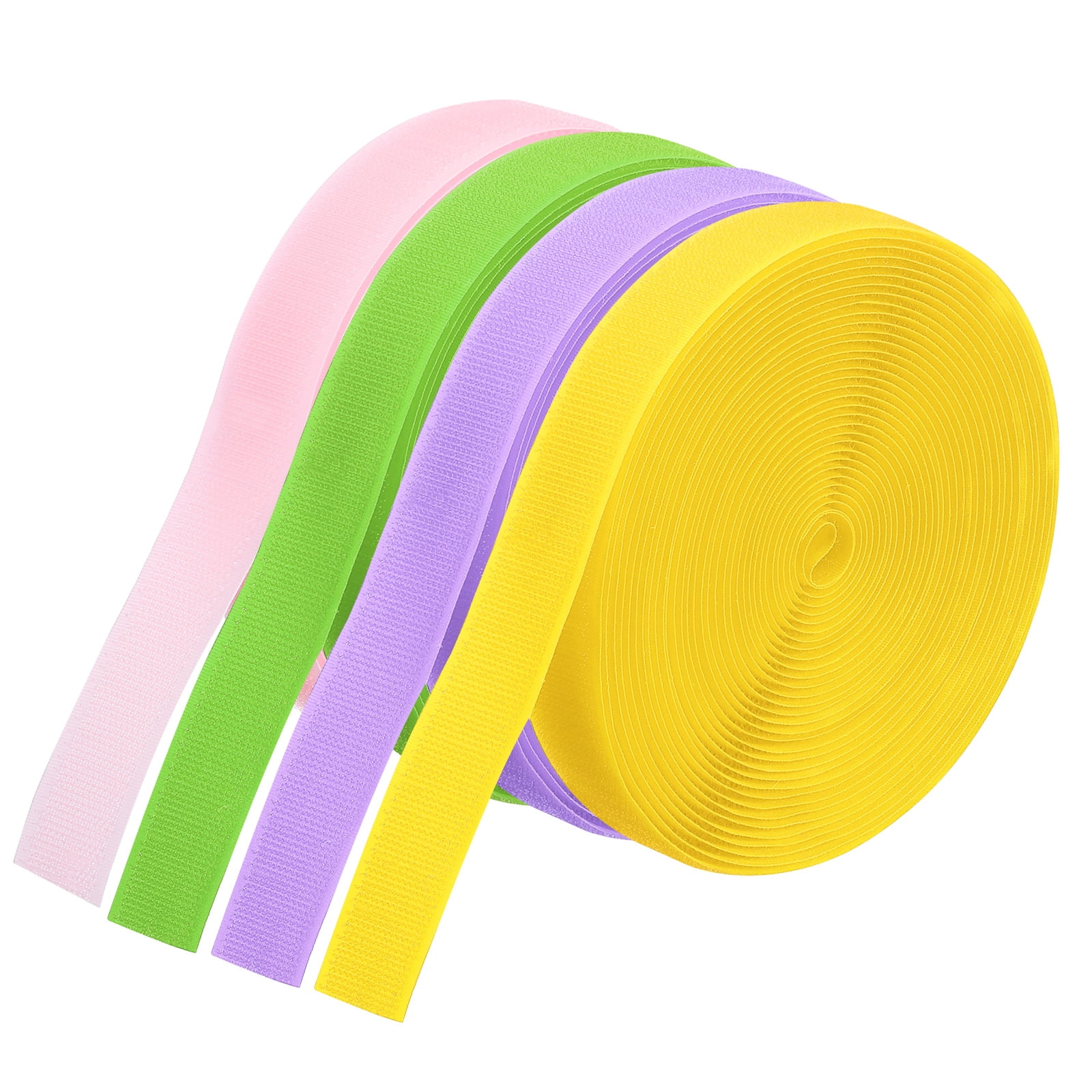 Uxcell 26.25 Feet Carpet Marker Strips Set, 4 Rolls Nylon Spots Hook ...