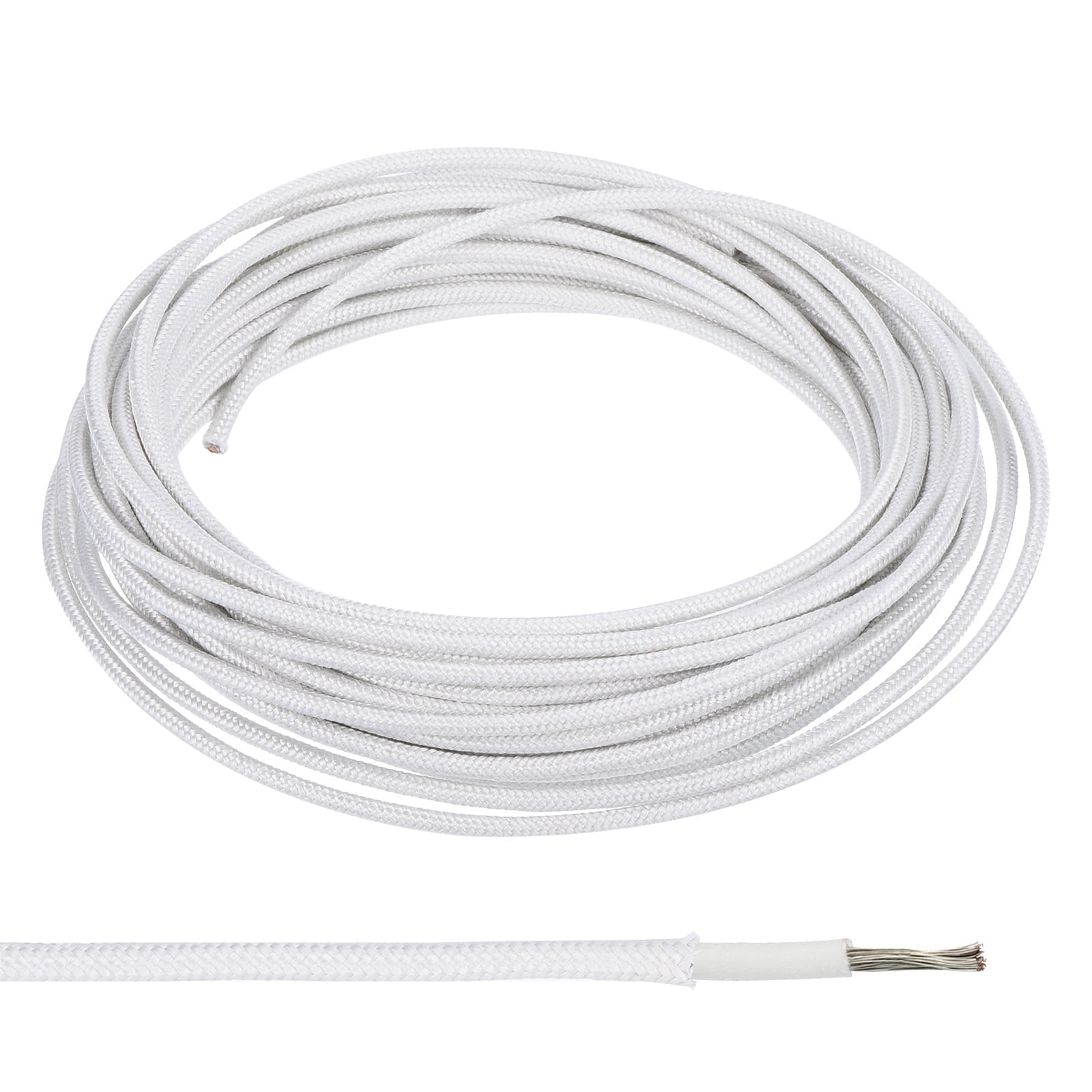 Uxcell 26.3ft 15AWG High Temperature Electrical Flexible Silicone Cable ...