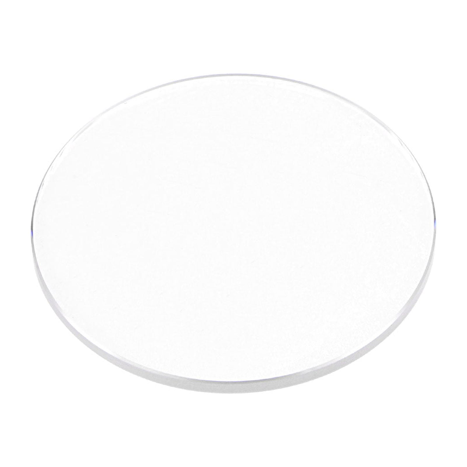 Uxcell 26mm Dia. Watch Glass Sapphire Crystal Lens, Round Flat 1.1mm ...