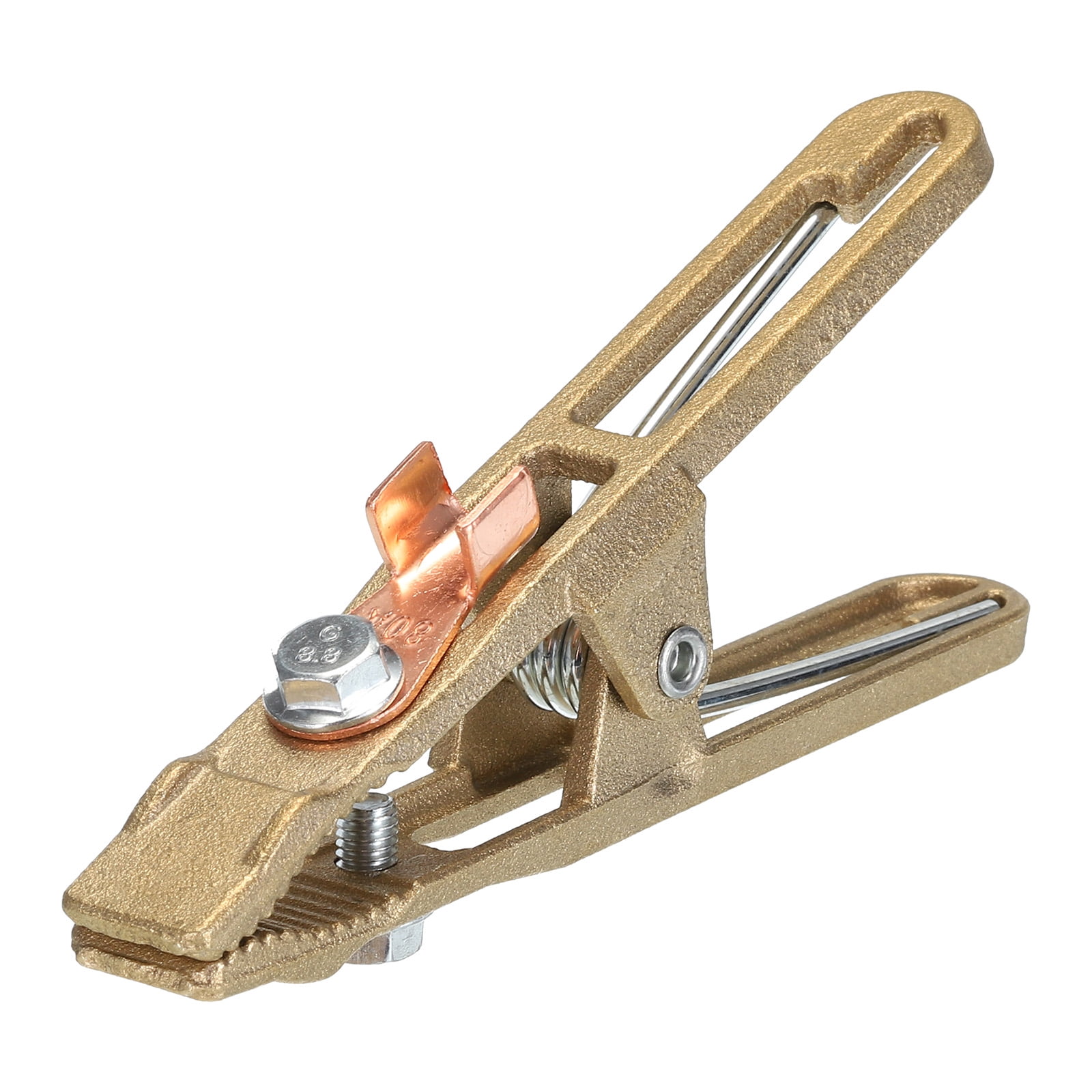 Uxcell 260A Brass A-shape Welding Machine Grounding Clamp Earth Ground ...