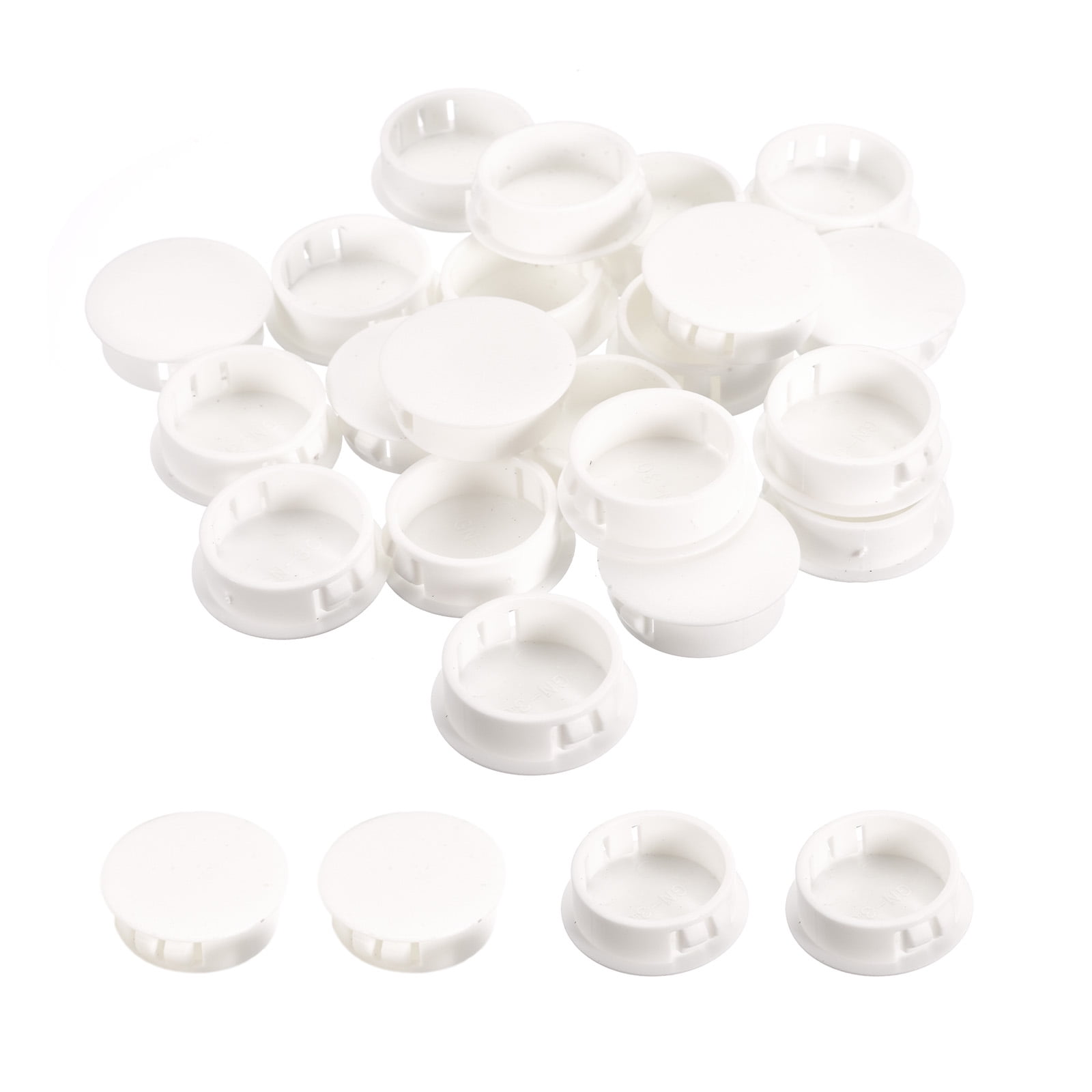Uxcell 26Pack 1-1/4" Plastic Hole Plugs Panel Flush Type Knockout ...