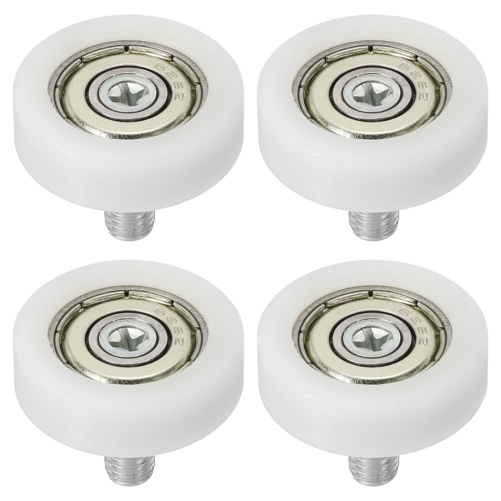 Uxcell 26mm Drawer Rollers, 4 Pack Plastic Drawer Pulley Bearing Small ...