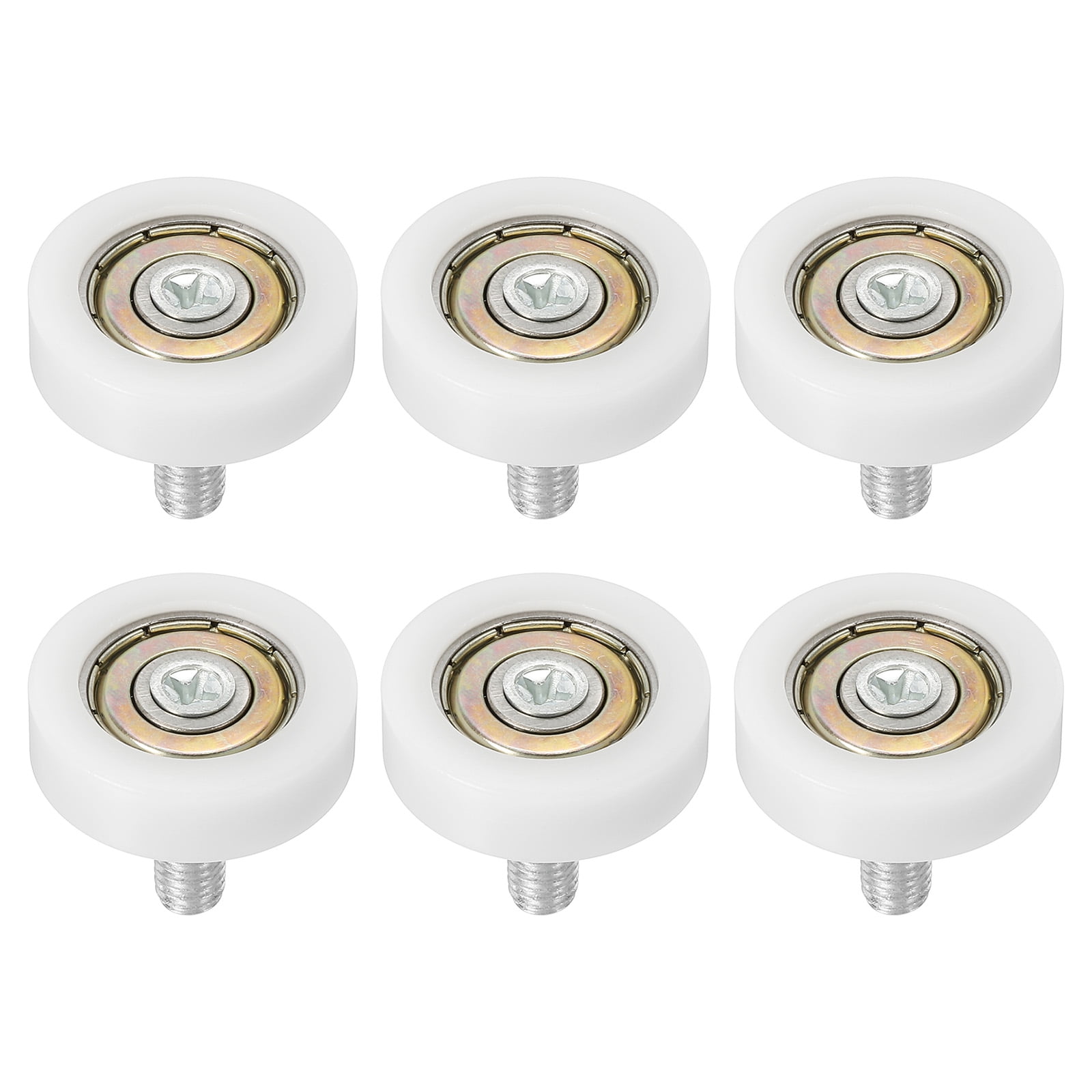 Uxcell 26mm Drawer Rollers, 6 Pack Drawer Pulley Bearing Small Pulley ...