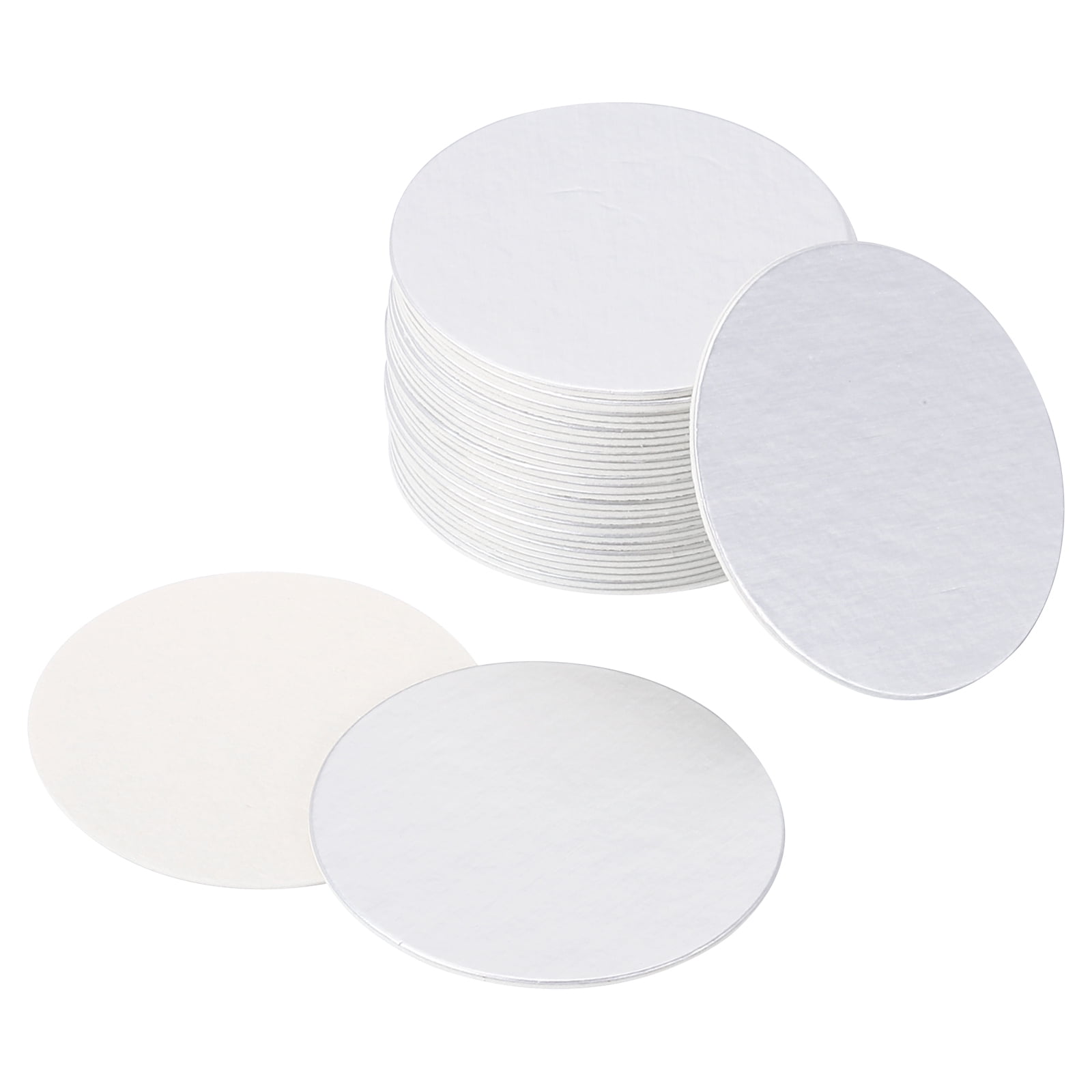 Uxcell 26mm Resistant Tamper Aluminum Foil Cap Liner Induction Heat ...