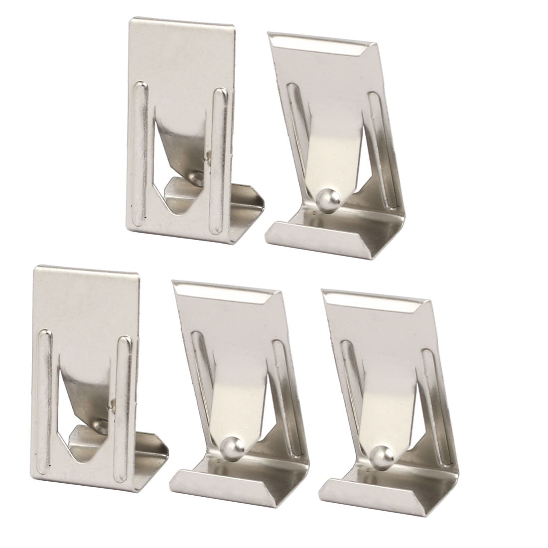 Uxcell 26mmx14mm Photo Frame Metal Spring Turn Clip Hanger Siver Tone ...
