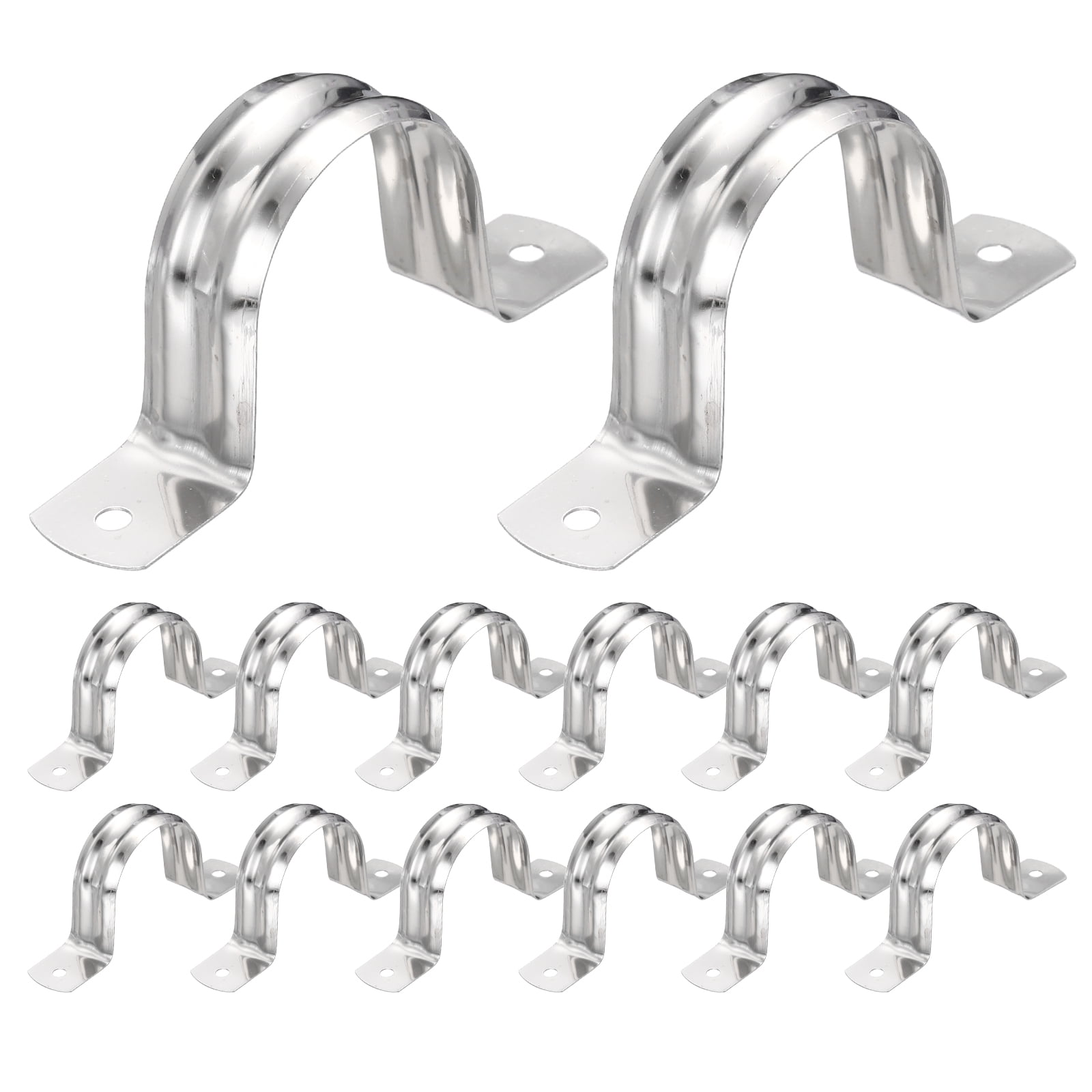 Uxcell 26pcs Conduit Clamp 1 1/4 Inch, 1 Hole Stainless Steel Pipe ...