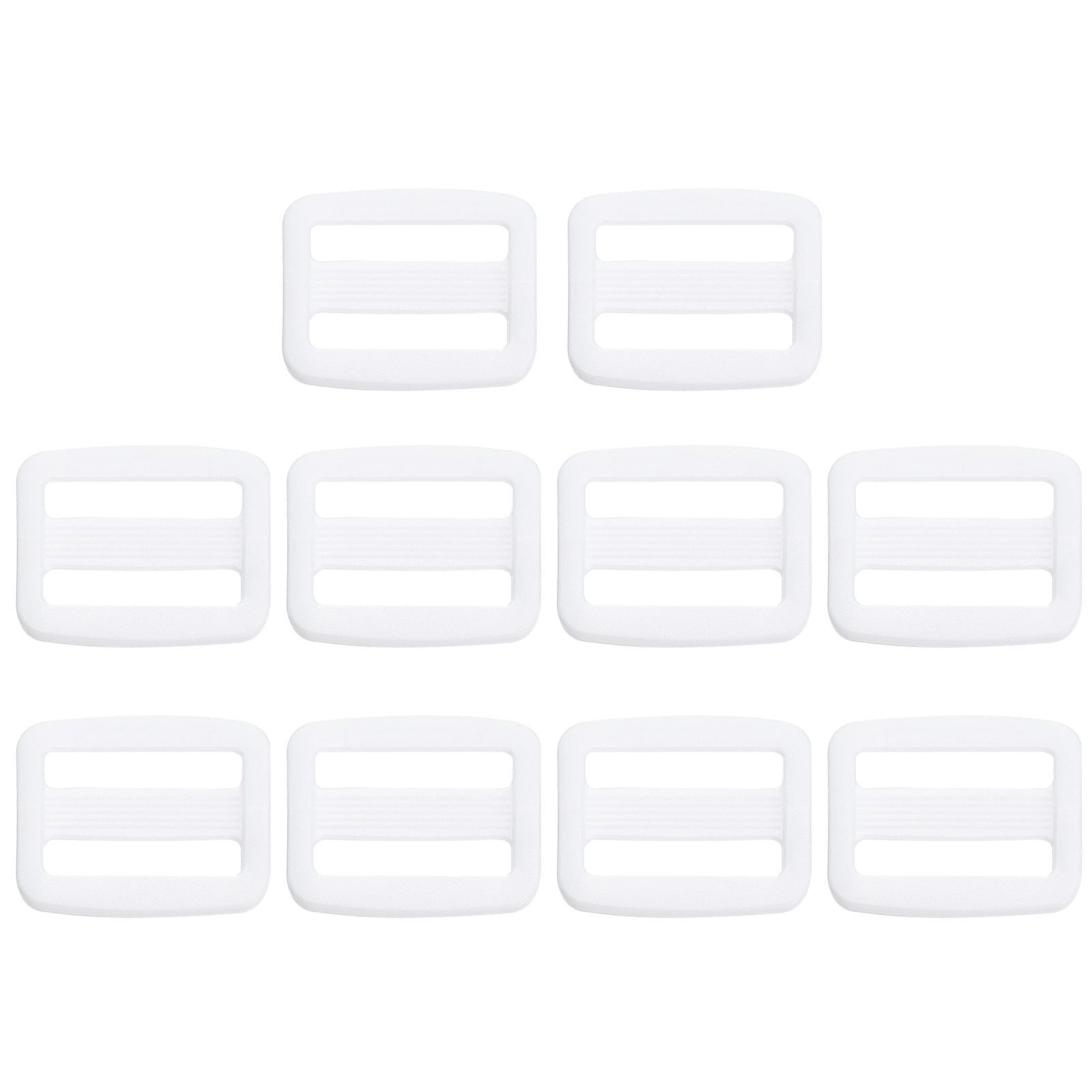 Uxcell 27/32 Inch Tri-Glide Slide Buckles, 10 Pack Plastic Webbing ...