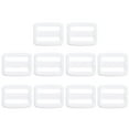 Uxcell 27/32 Inch Tri-Glide Slide Buckles, 10 Pack Plastic Webbing ...
