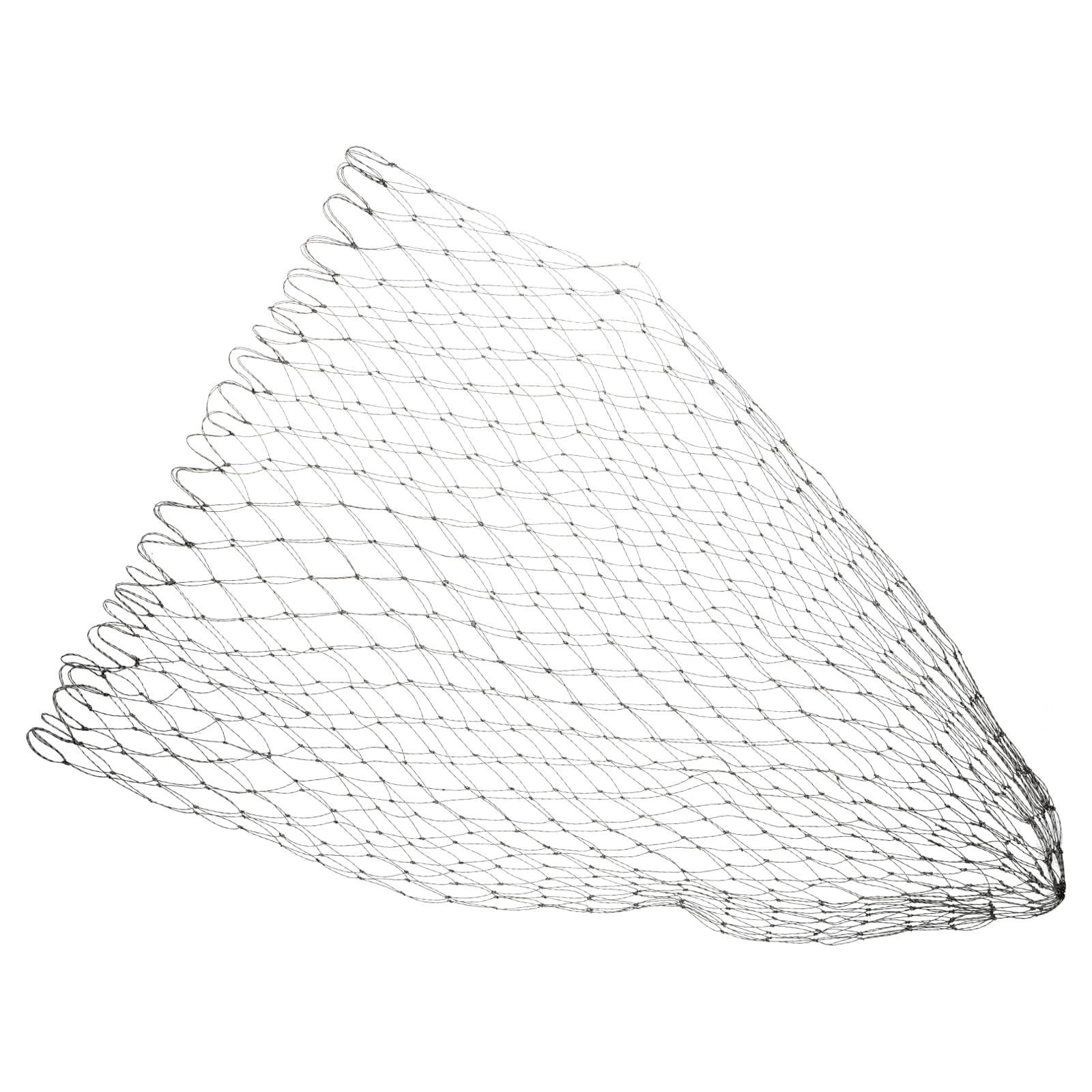 Uxcell 27.6" PE Foldable Landing Net Fishing Net Replacement 1.18" Mesh ...