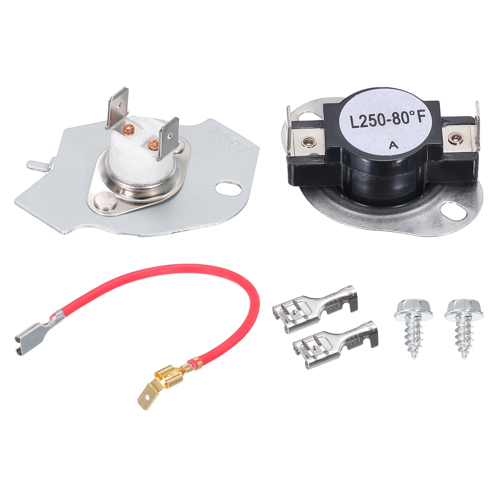 Uxcell 279816 Dryer Thermal Kits, Dryer Thermostat Fuse Part AP3094244 ...