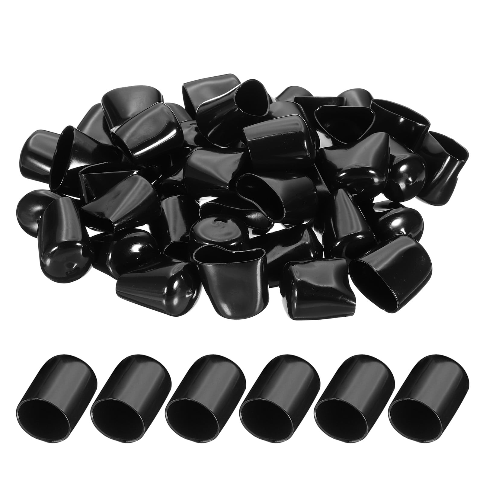 Uxcell 27mm/1.06" Rubber End Caps 44Pcs Covers Flexible Caps Covers ...