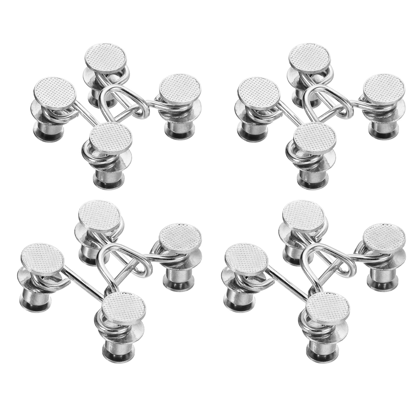 Uxcell 27mm 32mm Waist Extender Buckle Set Button Pins for Jeans Pants ...