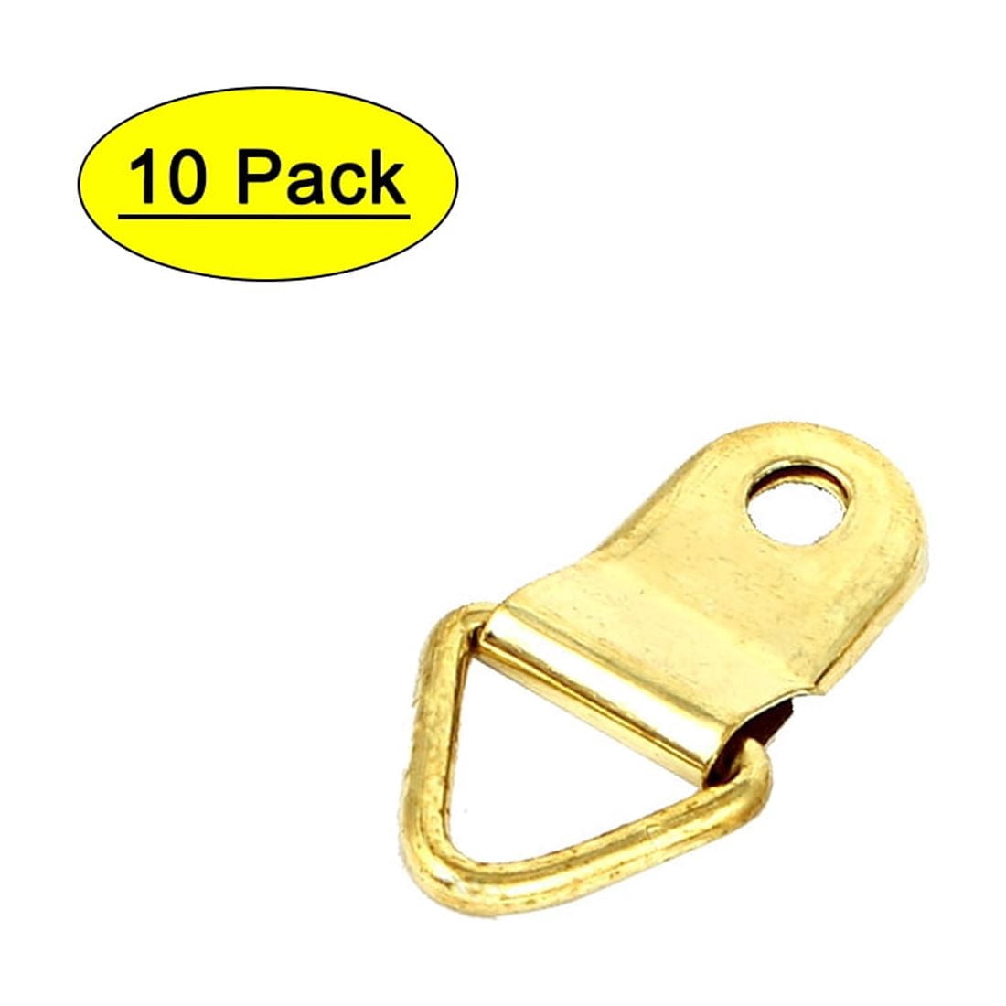 Uxcell 27mm Length Triangle D-Ring Picture Frame Hanging Hangers Hooks ...
