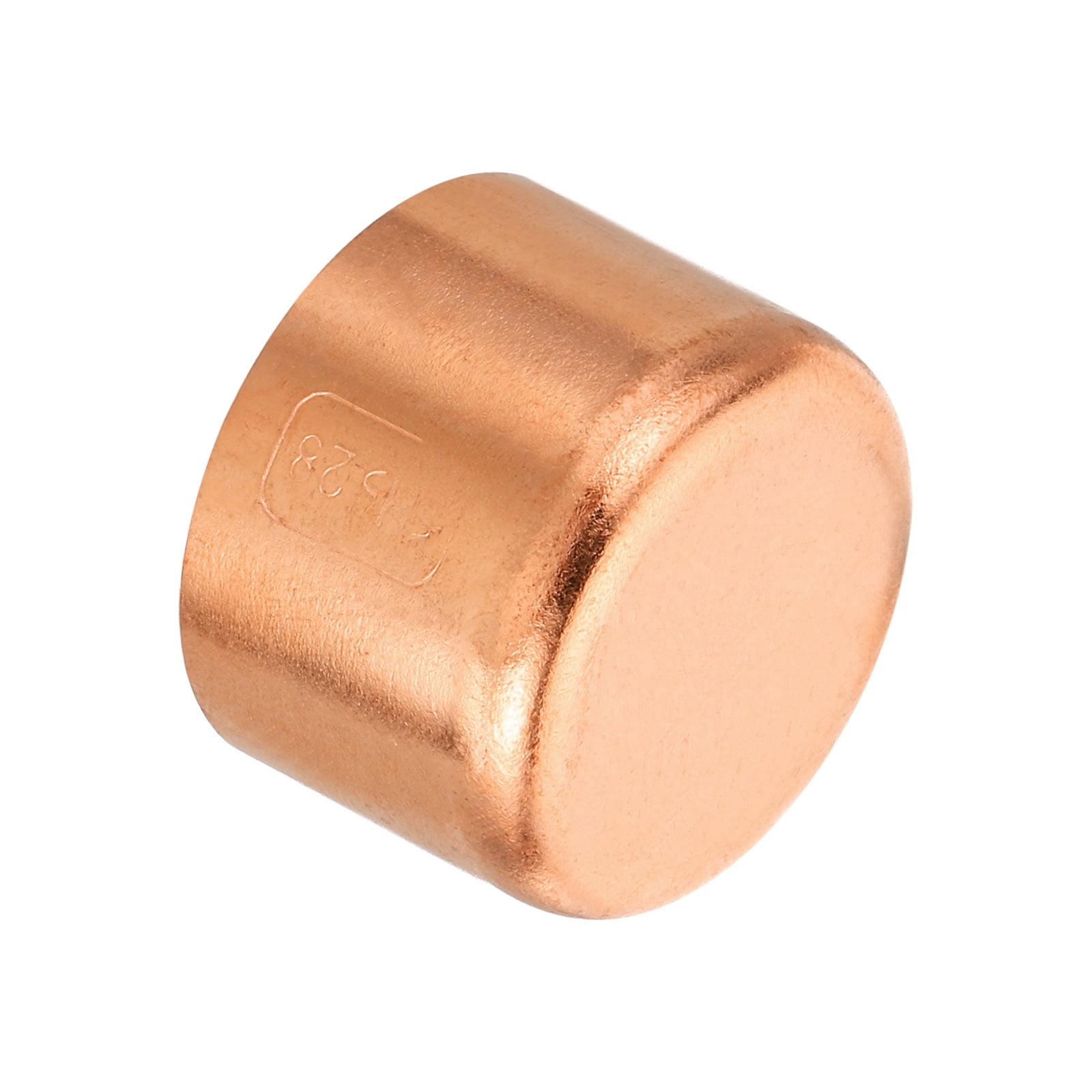 Uxcell 28.1mm(1.11") ID Copper Pipe Fitting End Cap Sweat Plug Solder Connection Plumbing HVAC ...