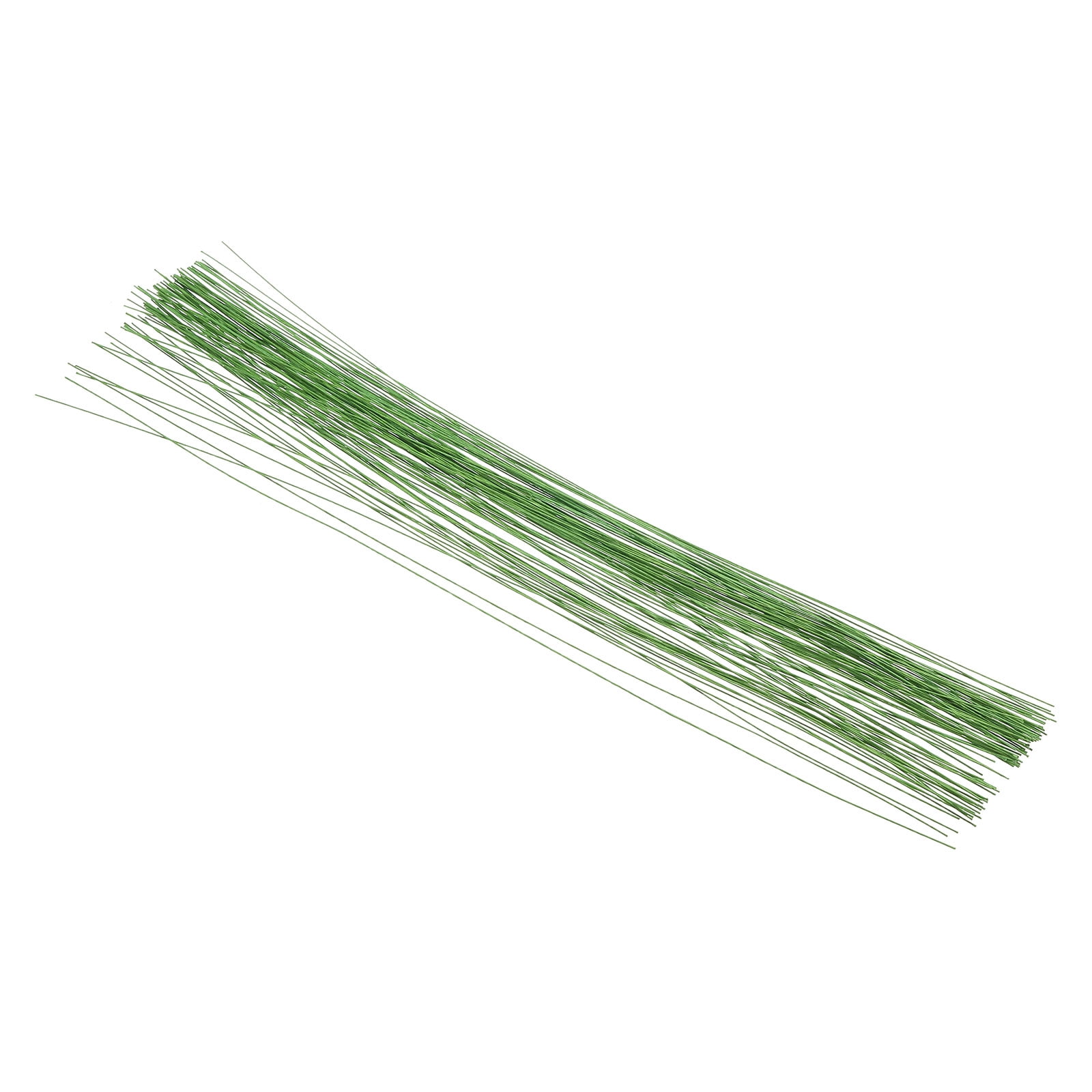 Uxcell 28 Gauge 14.17" Floral Stem Wire, 100 Pcs Paper Wrapped Iron ...