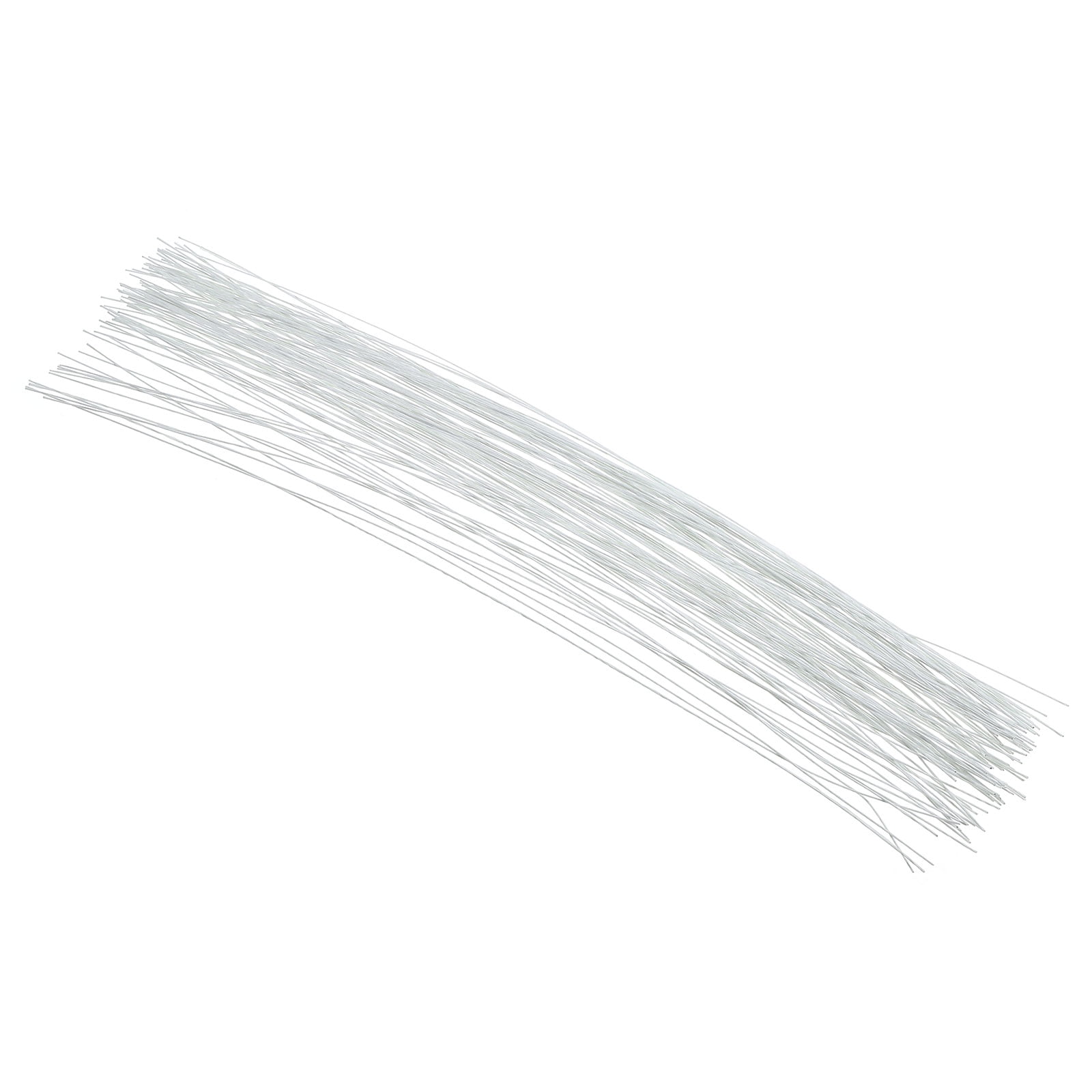 Uxcell 28 Gauge 14.17" Floral Stem Wire, 100 Pcs Paper Wrapped Iron ...