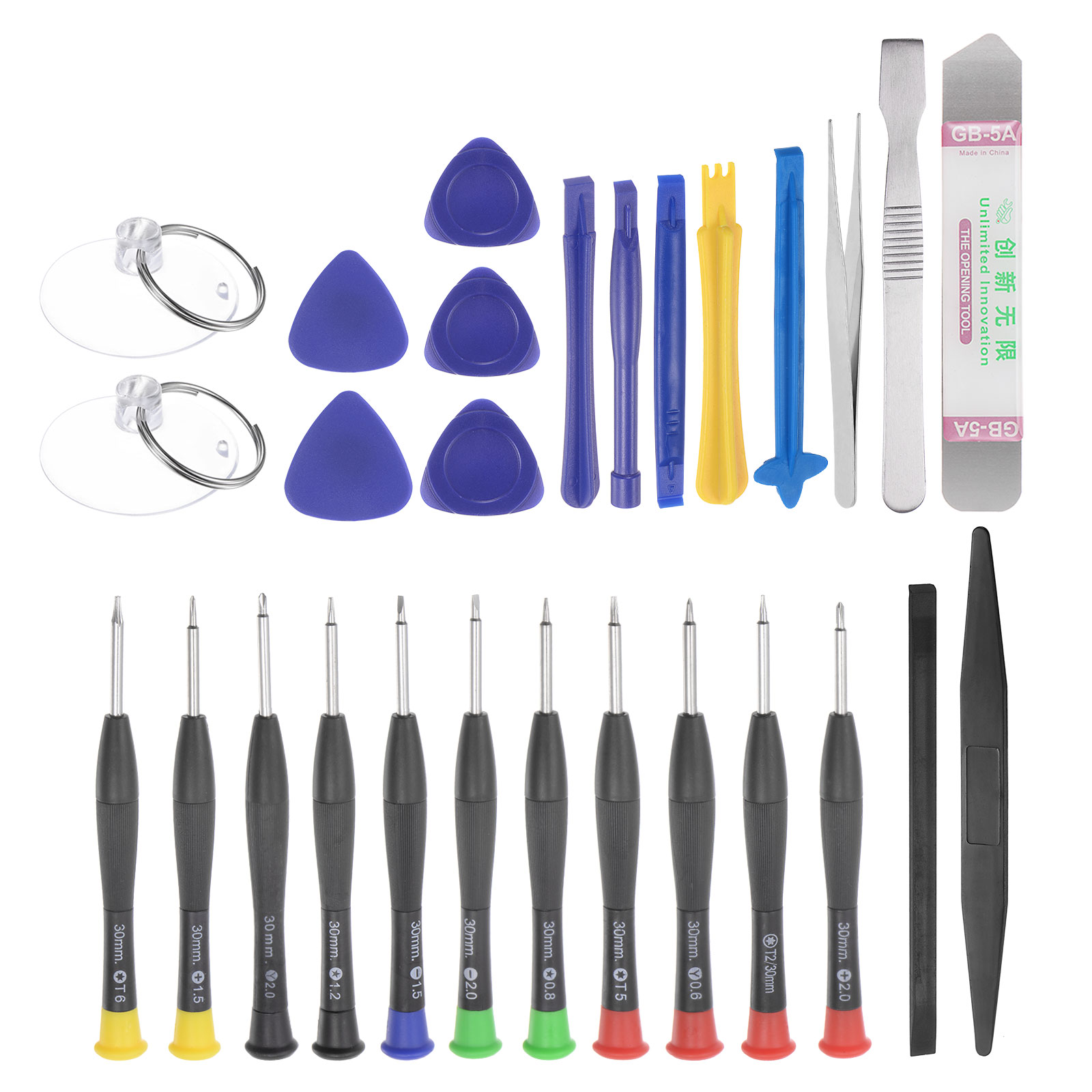 Uxcell 28 in 1 Electronics Repair Tool Kit Precision Screwdriver Set ...