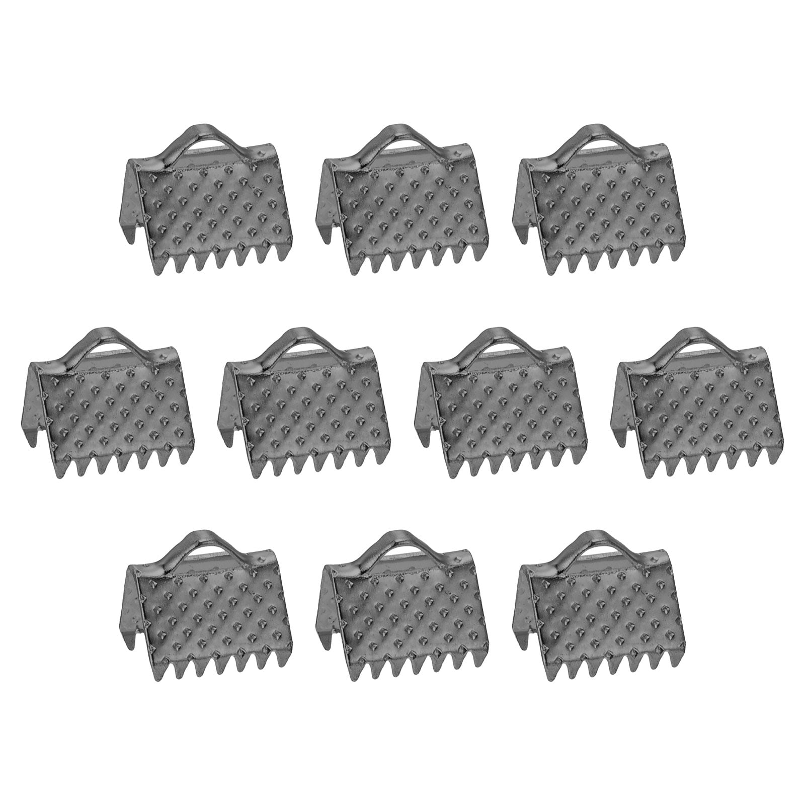 Uxcell 280Pcs Ribbon Crimp Clamp Ends, 8mm Bookmark Pinch Crimp Ends ...