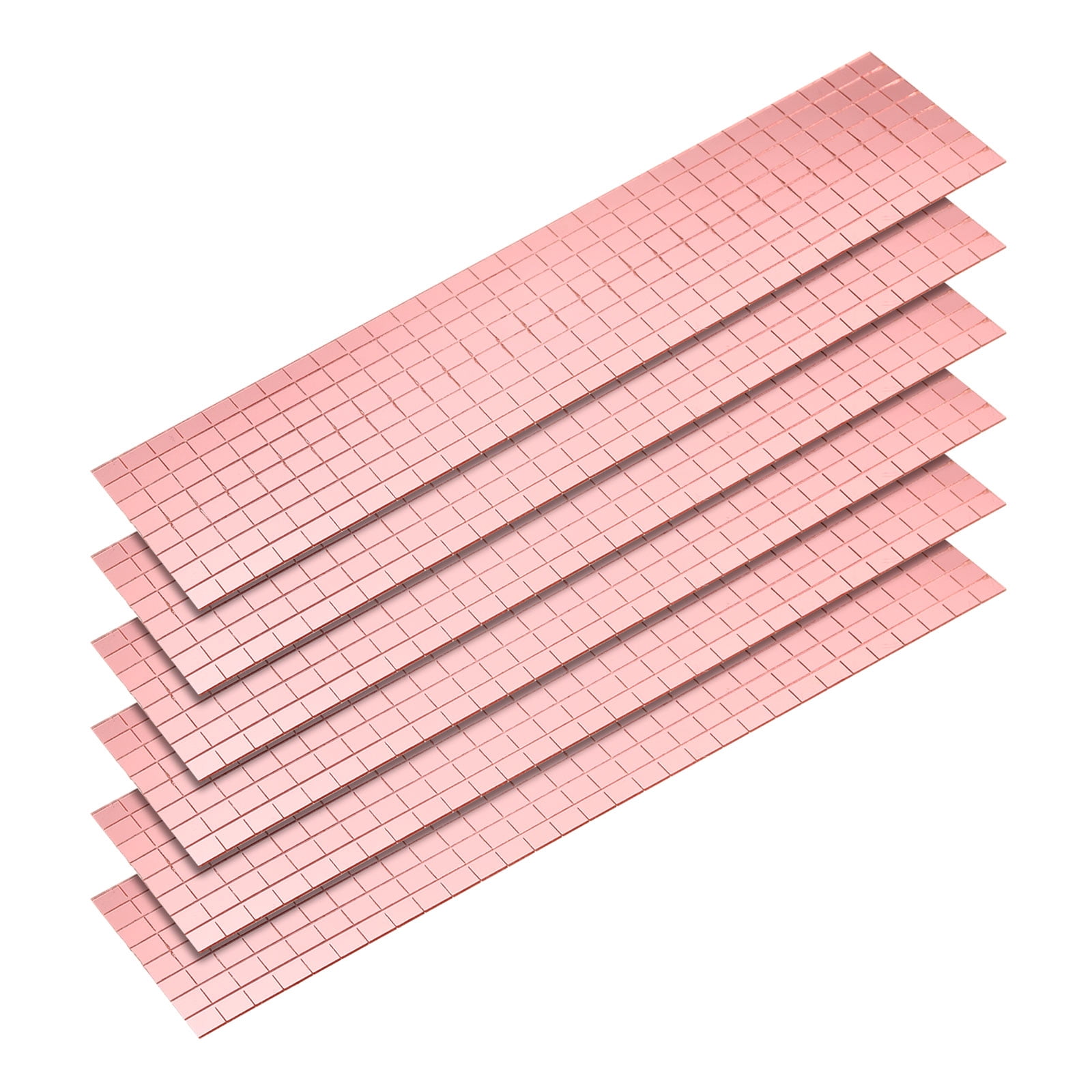 Uxcell 2880pcs Self Adhesive Mirrors Mosaic Tiles 5 x 5 mm Mini Square ...