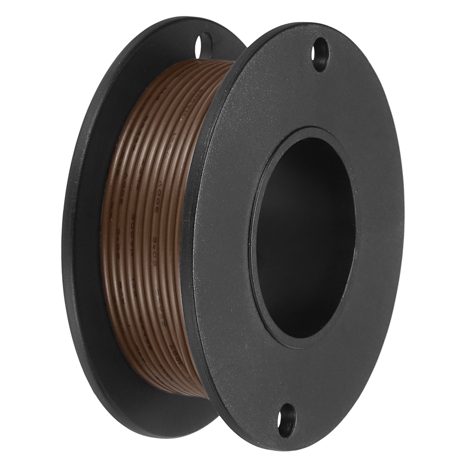 Uxcell 28AWG Stranded Wire Hookup 10M/33ft Brown Electrical Wire UL1007 ...