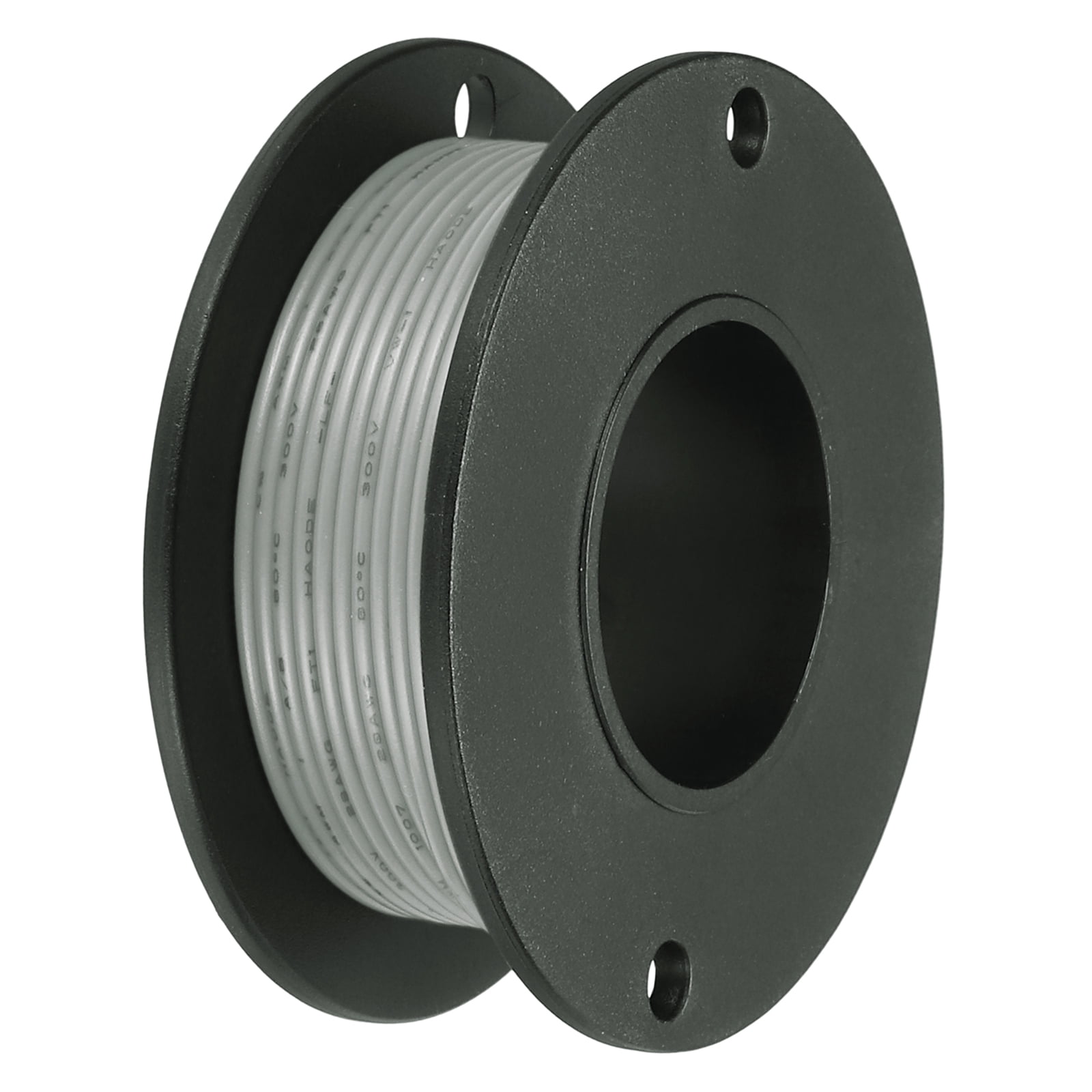 Uxcell 28AWG Stranded Wire PVC Hookup 10M/33ft Grey, Electrical Wire ...