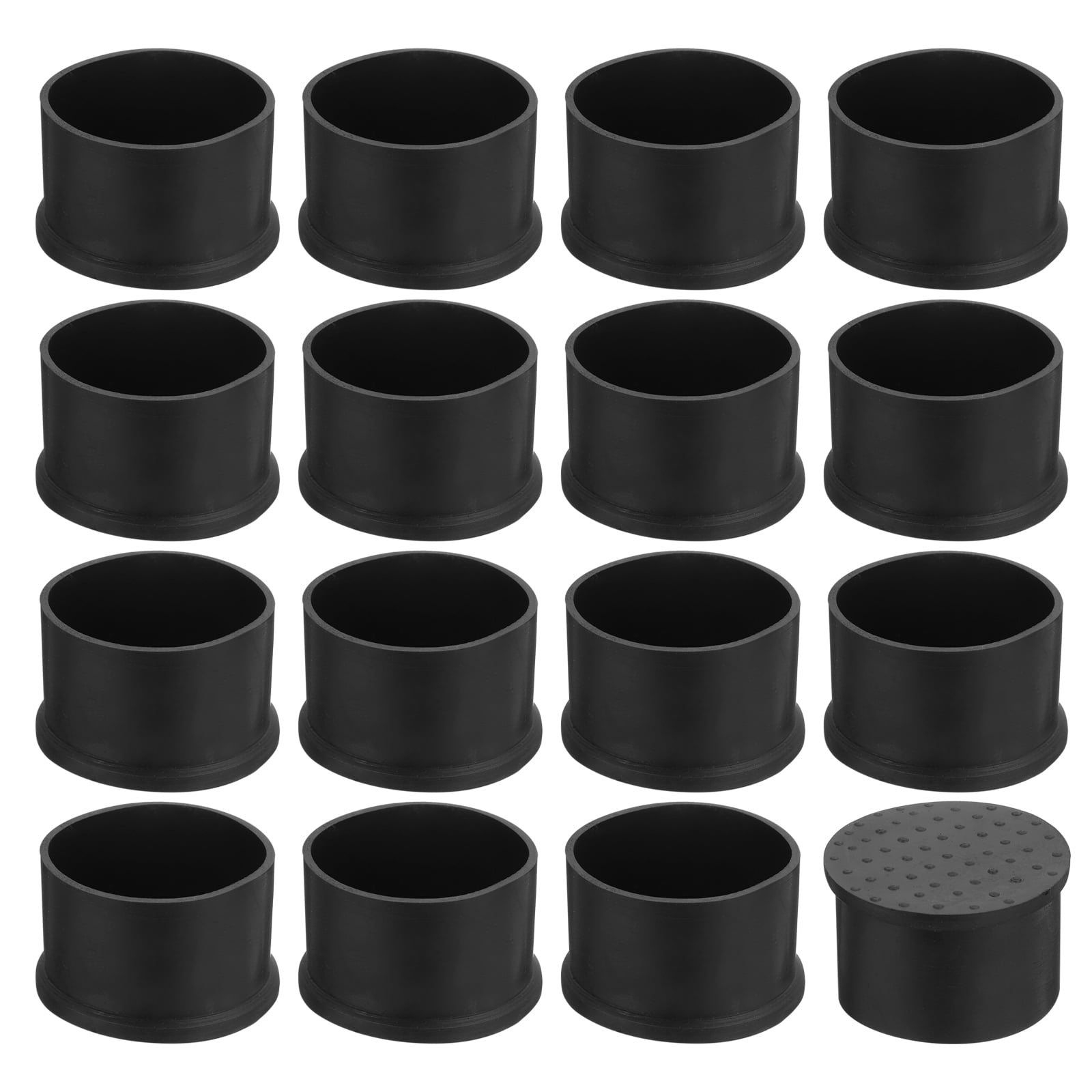 Uxcell 28Pcs Chair Leg Caps, 45mm (1-7/9 Inch) Non-Marking PVC Chair ...