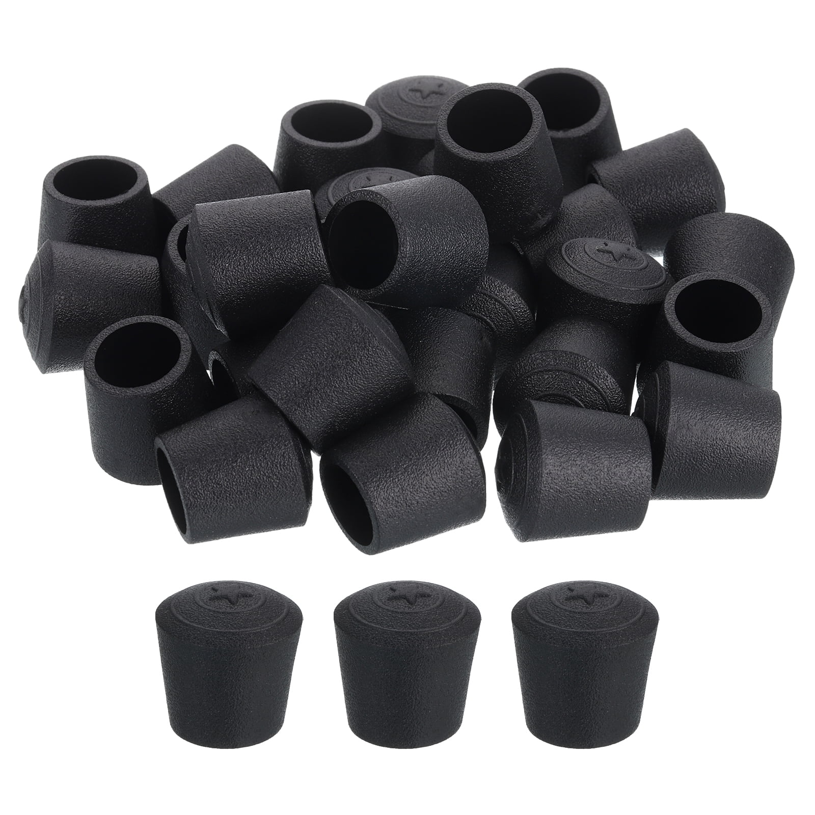 Uxcell 28Pcs Chair Leg Tips Caps, 5/8" PVC Non-Slip Feet End Caps Cover ...