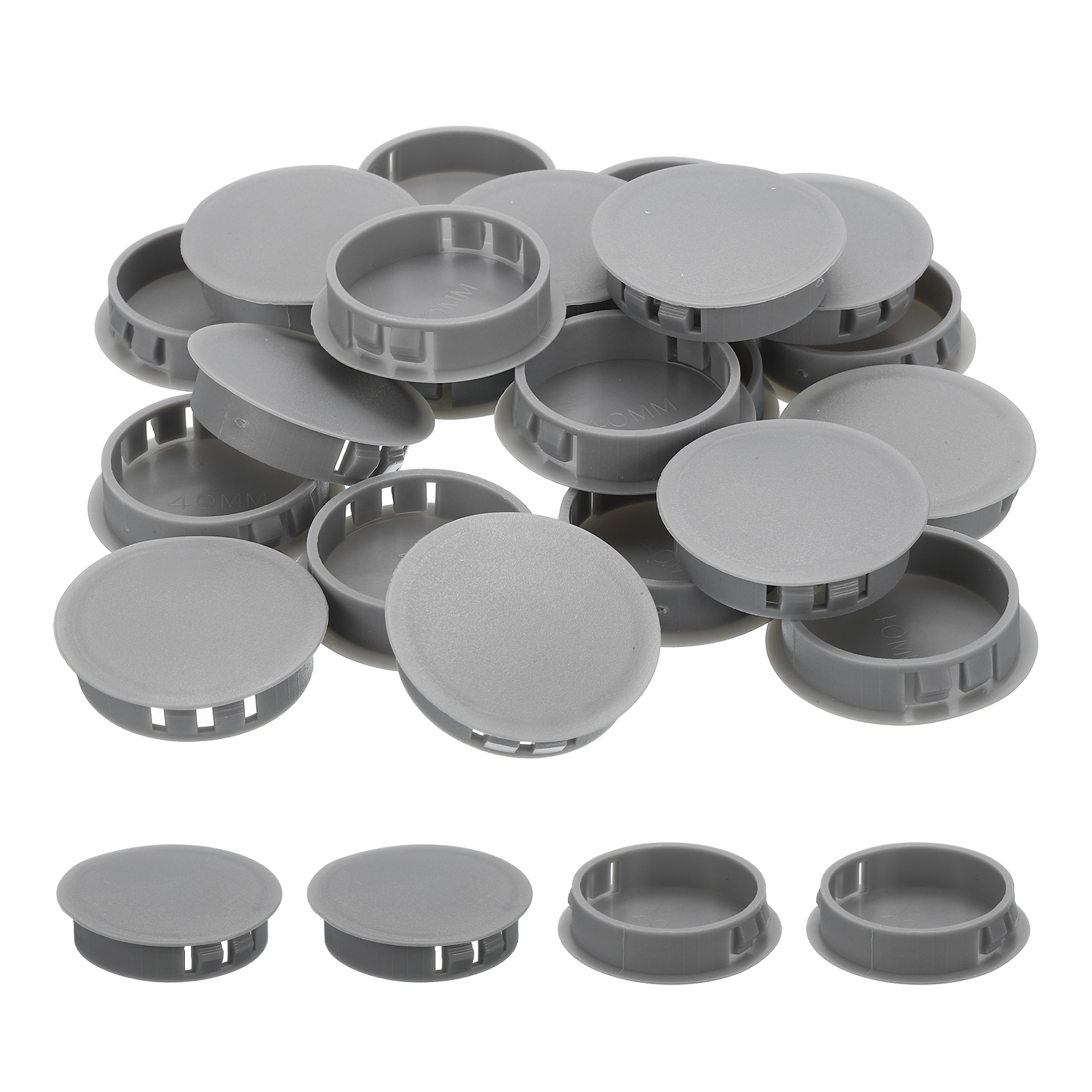Uxcell 28Pcs Plastic Hole Plugs, 1 3/4" x 7/16"(DxH) Hole Cover Tubing ...