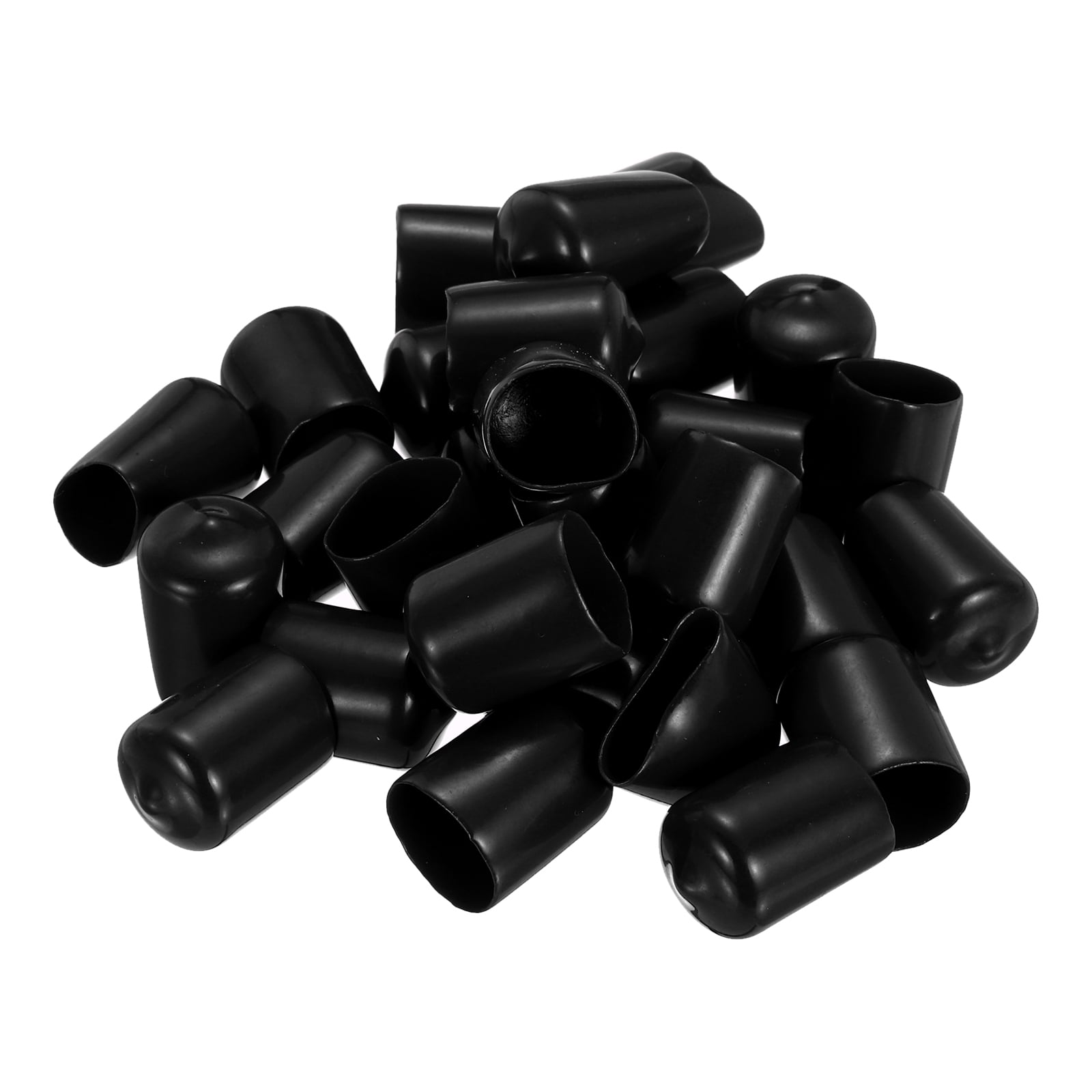Uxcell 28Pcs Silicone End Caps, 16mm(5/8") ID Round Screw Thread ...