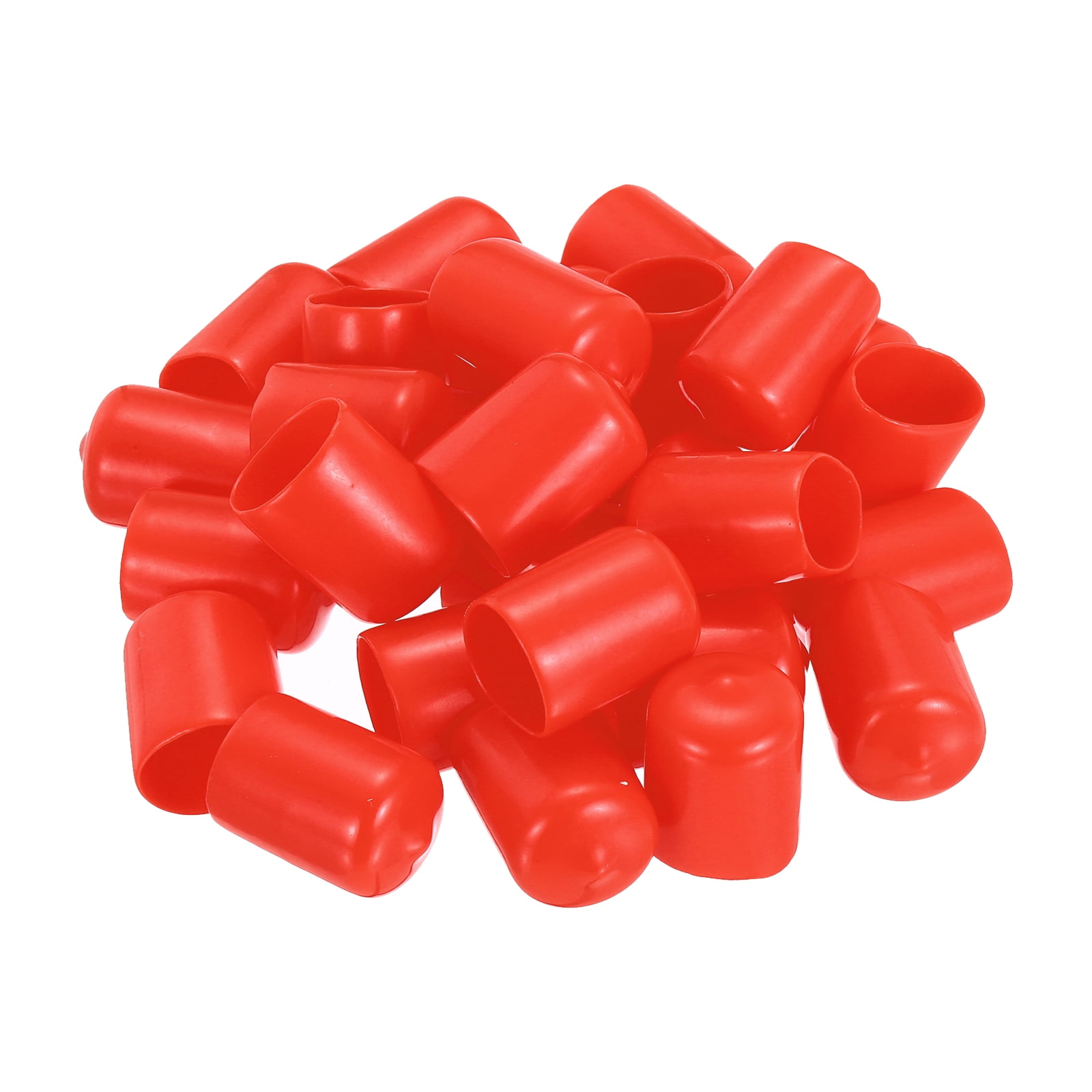 Uxcell 28Pcs Silicone End Caps, 18mm(11/16") ID25mm(1") Height Round ...