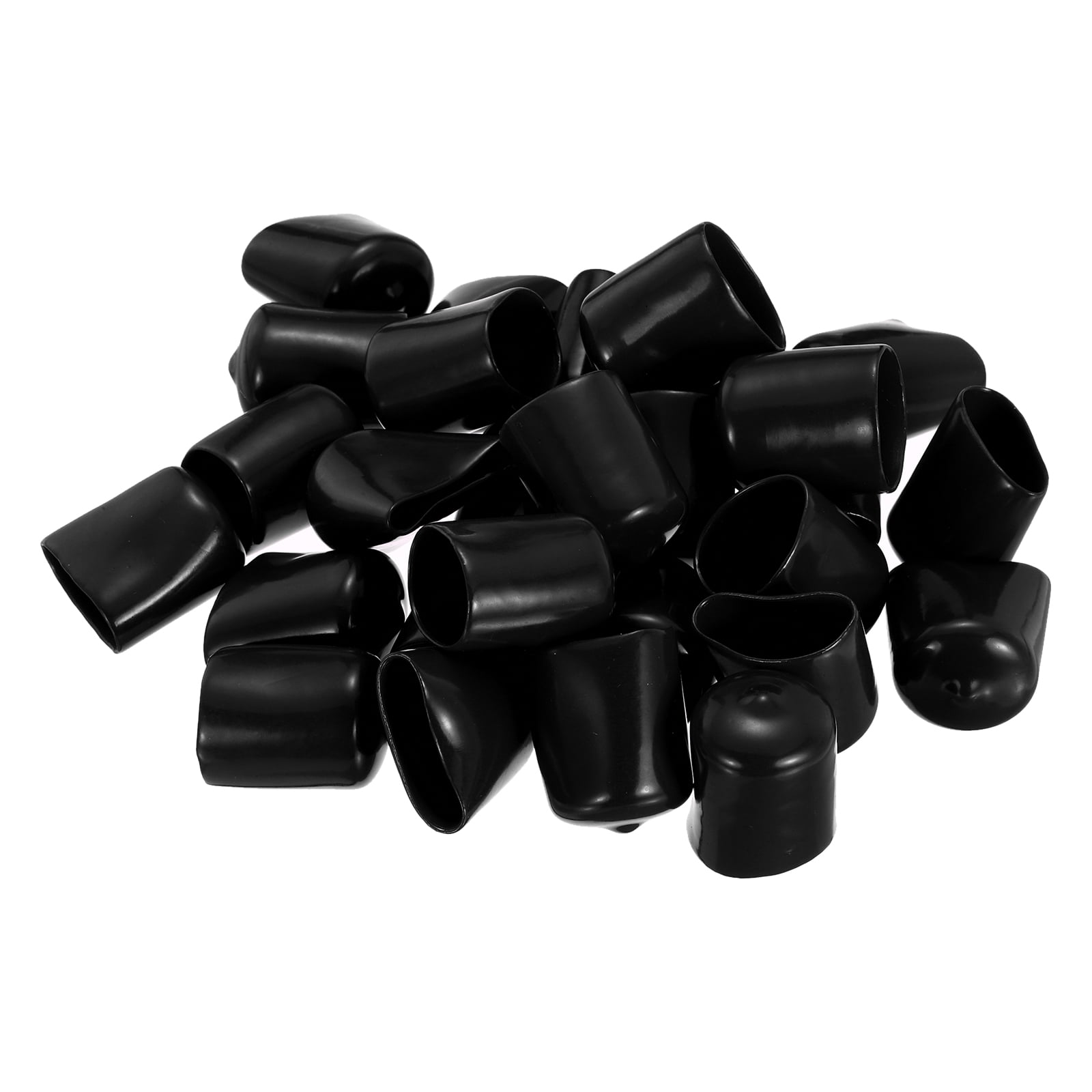 Uxcell 28Pcs Silicone End Caps, 23mm(15/16") ID 30mm(1 3/16") Height ...