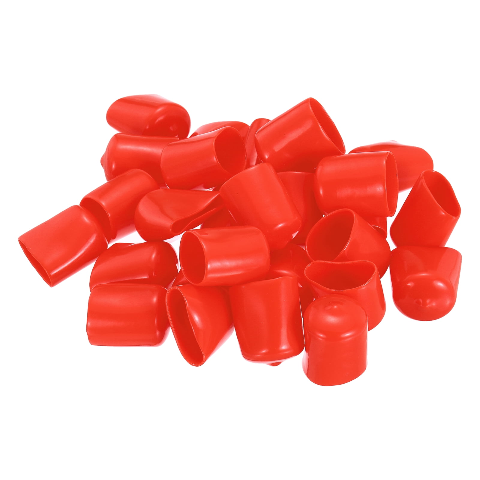 Uxcell 28Pcs Silicone End Caps, 23mm(15/16") ID26mm(1") Height Round ...