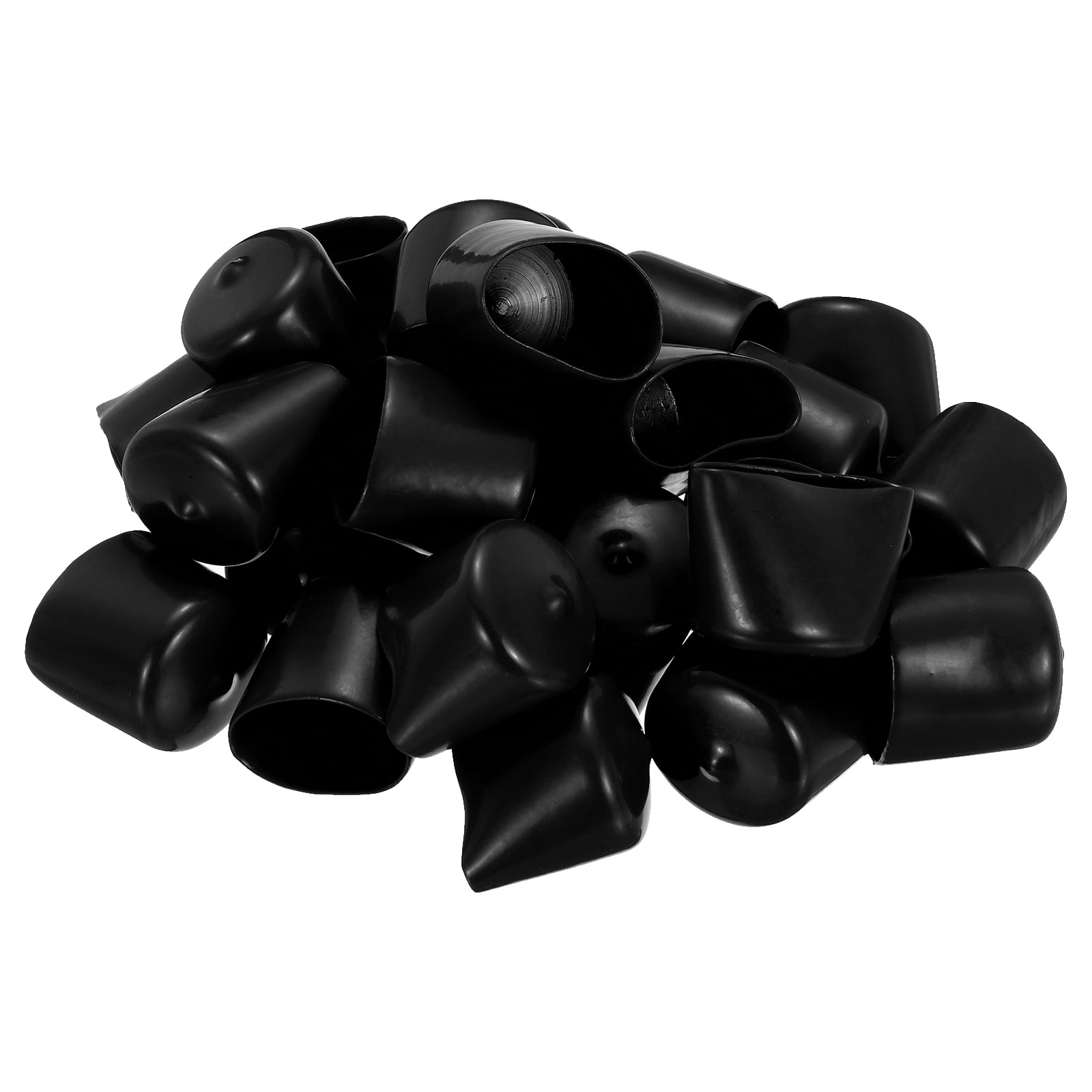 Uxcell 28Pcs Silicone End Caps, 32mm(1 1/4") ID Round Screw Thread ...