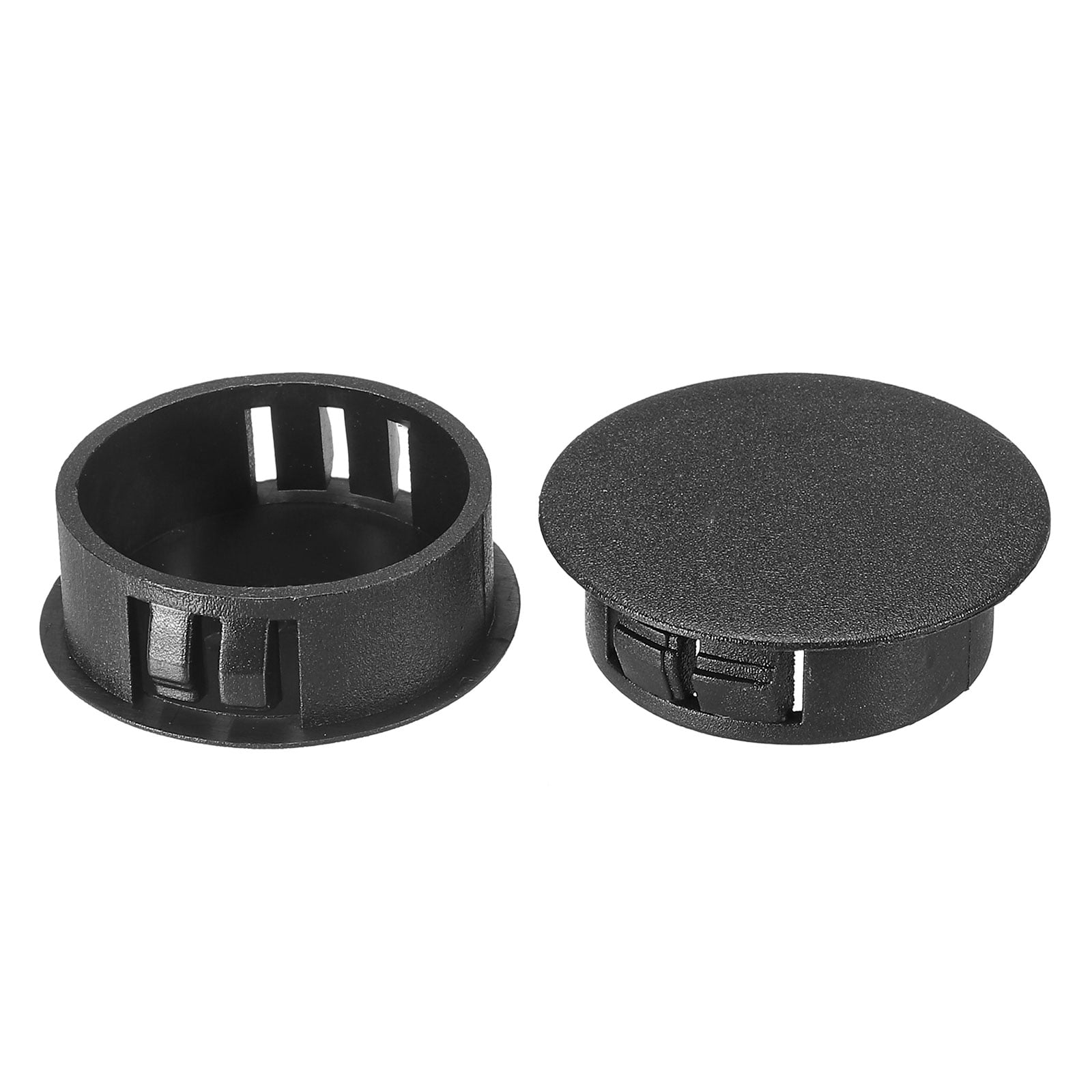 Uxcell 28mm 1.1" Plastic Hole Plugs, Flush Type Round Hole Cover Snap ...