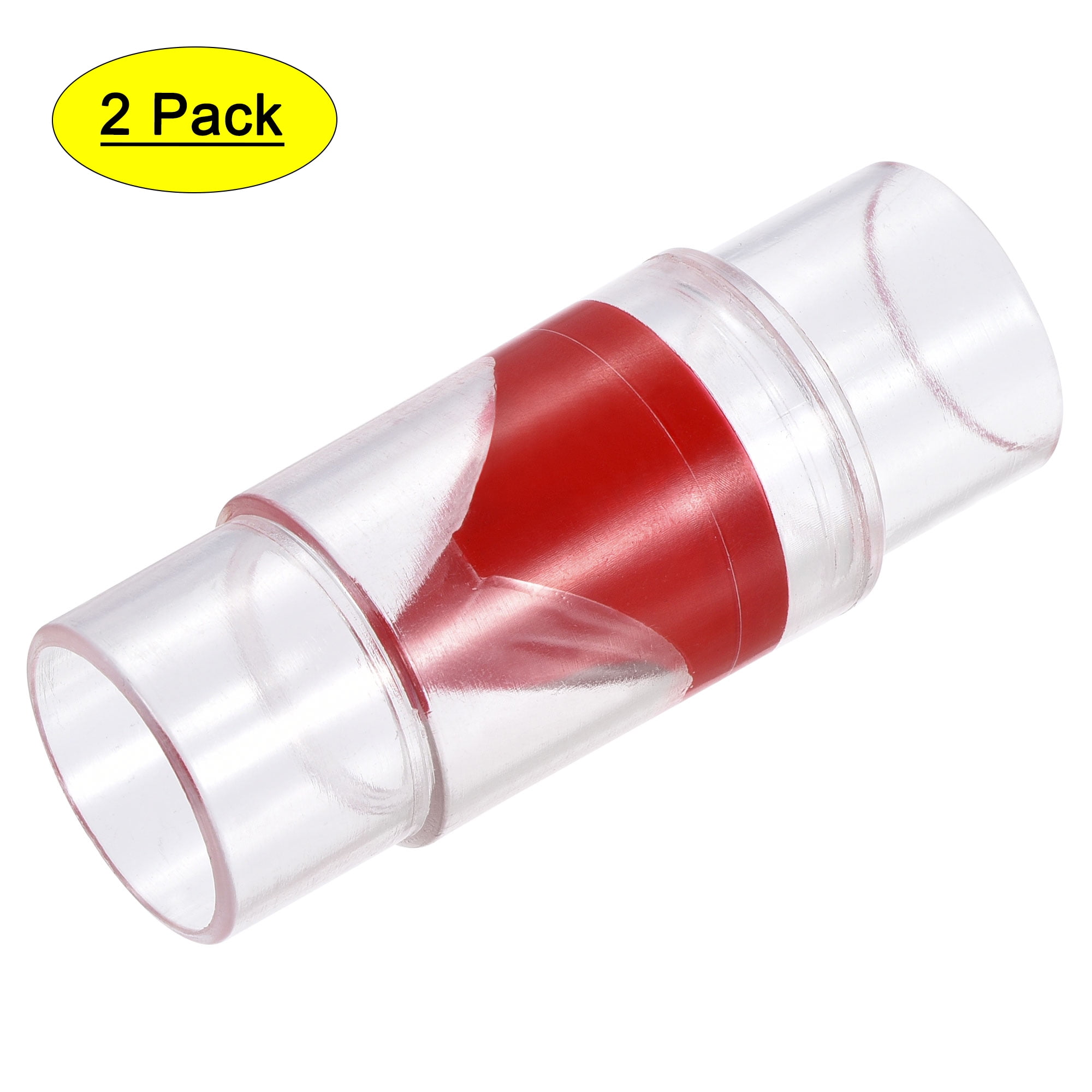 Uxcell 28mm Dia. Hose Connector Non Return One Way Check Valves Red ...