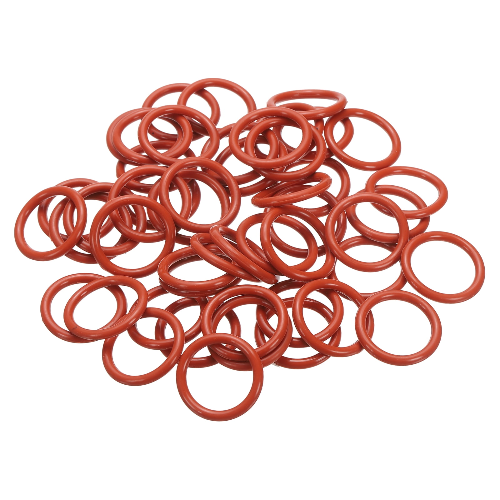 Uxcell 28mm OD 22mm ID 3mm Width Silicone O-Ring VMQ Sealing Gasket ...