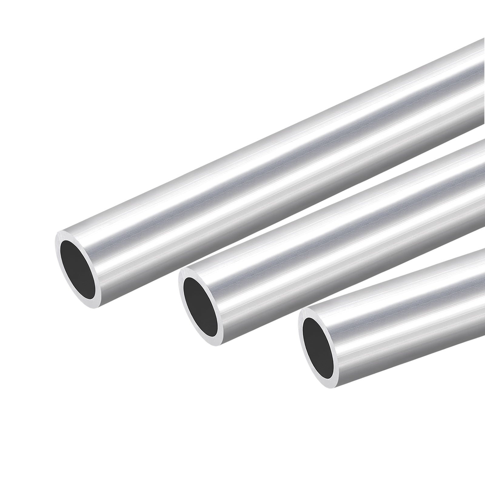 Uxcell 28mm OD 22mm Inner Dia 200mm Length 6063 Aluminum Round Tube 3 ...